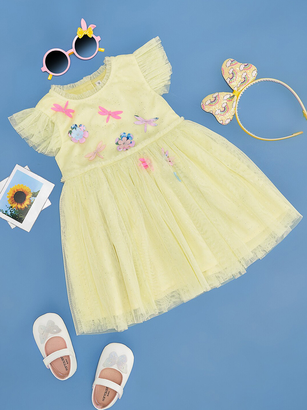 Buy Pantaloons Baby Infants Floral Fit & Flare Dress - Dresses for ...
