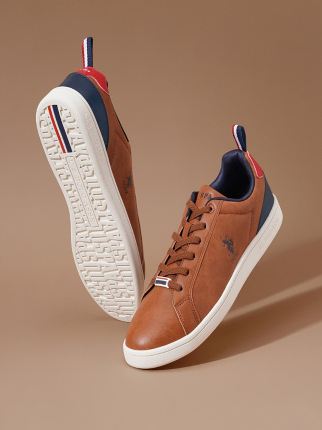 Buy U.S. Polo Assn. Men Stefan Tan All Day Sneakers - Casual Shoes for ...