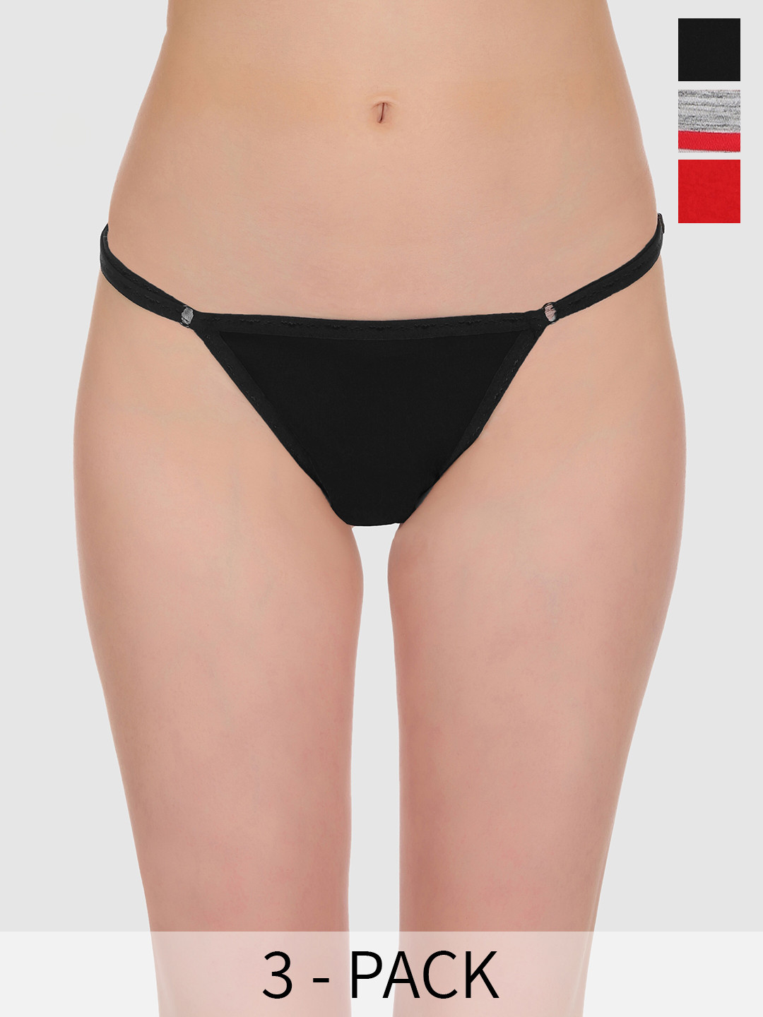 Buy SELFCARE Pack Of 3 Low Rise Seamless Bikini Briefs - Briefs for Women 29051436 | Myntra