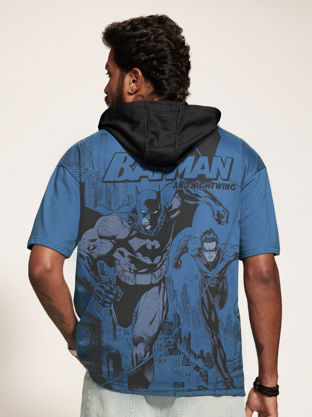 Buy The Souled Store Round Neck DC: Batman & Nightwing Printed T Shirt ...