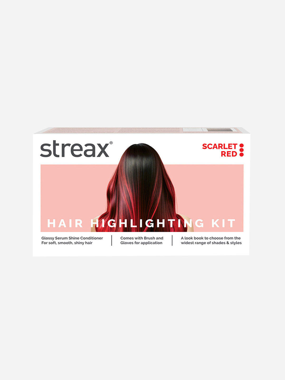 Buy Streax DIY Application Hair Colour Highlighting Kit Scarlet Red ...