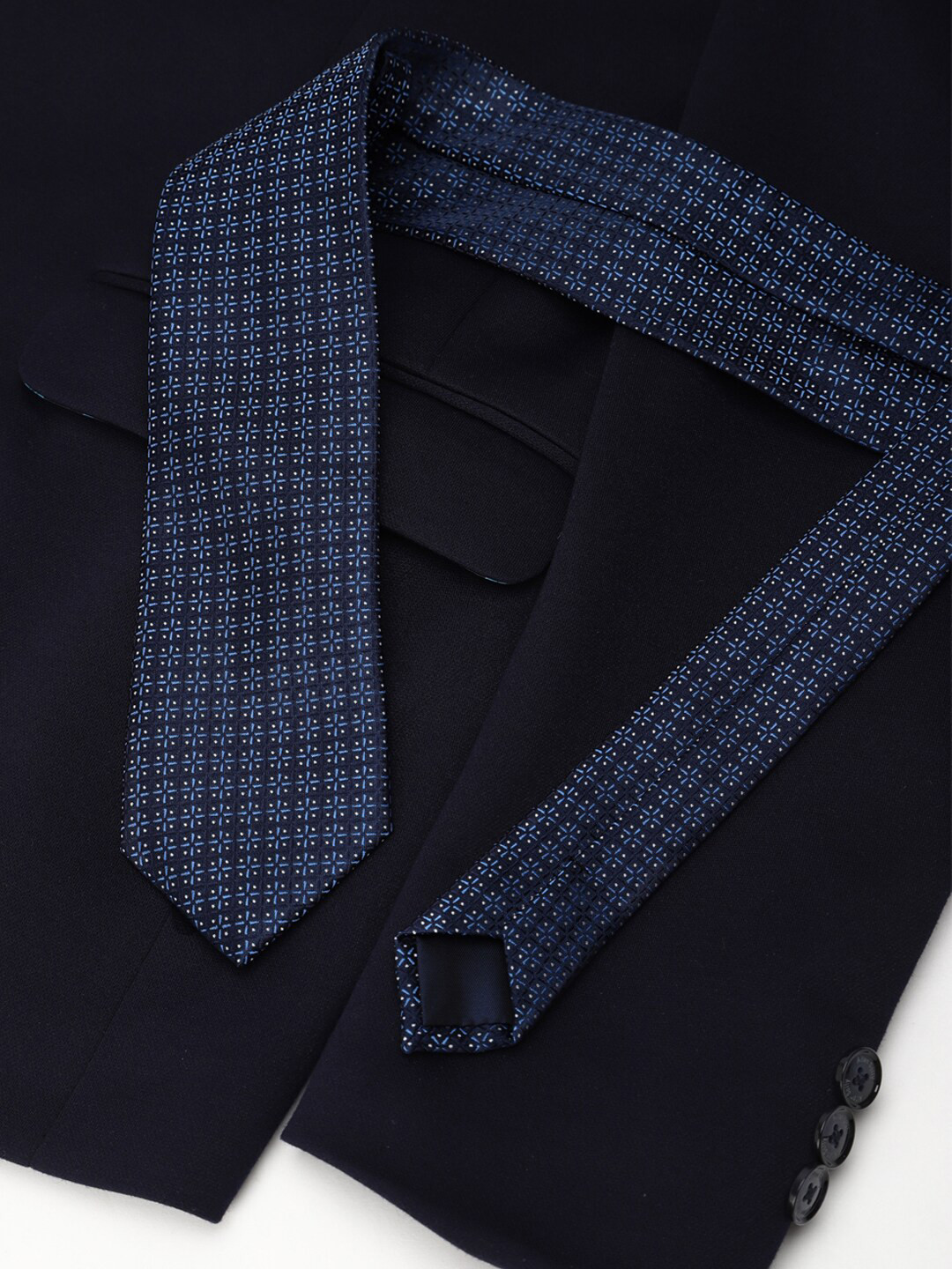 Buy Louis Philippe Men Woven Design Broad Tie - Ties for Men 29064144 ...