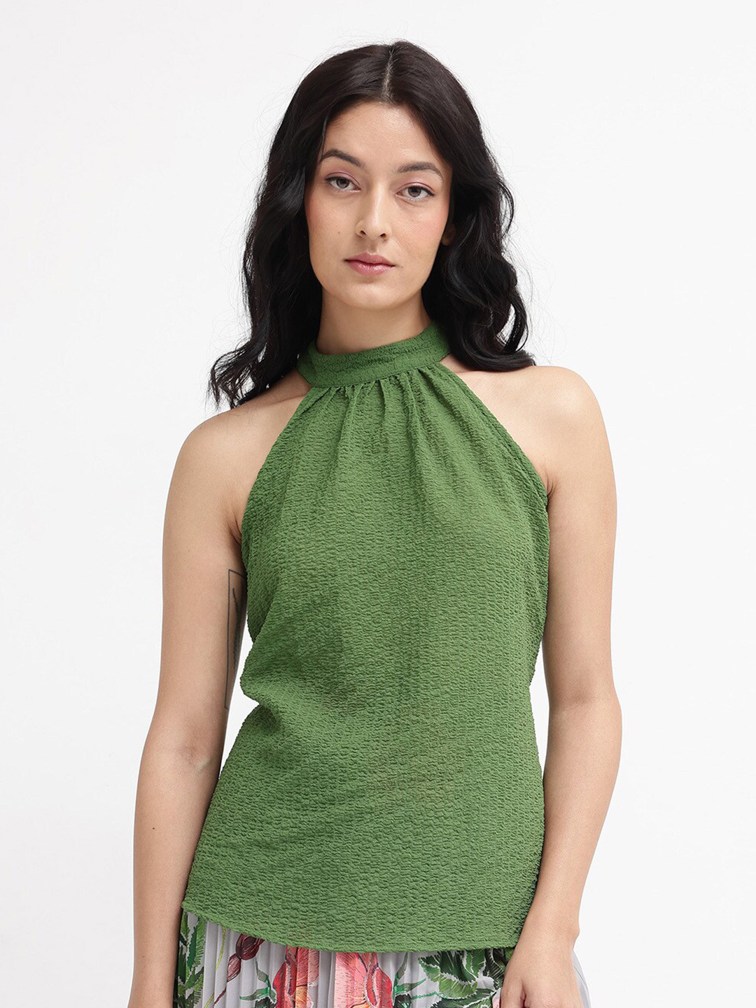 Buy RAREISM High Neck Cotton Regular Top - Tops for Women 29066732 | Myntra