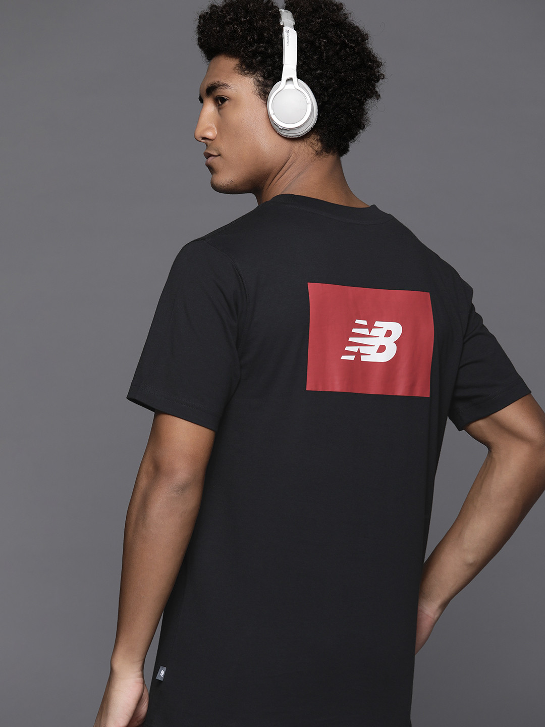 Buy New Balance Brand Logo Printed Pure Cotton Sports T Shirt - Tshirts for Men 29074632 | Myntra
