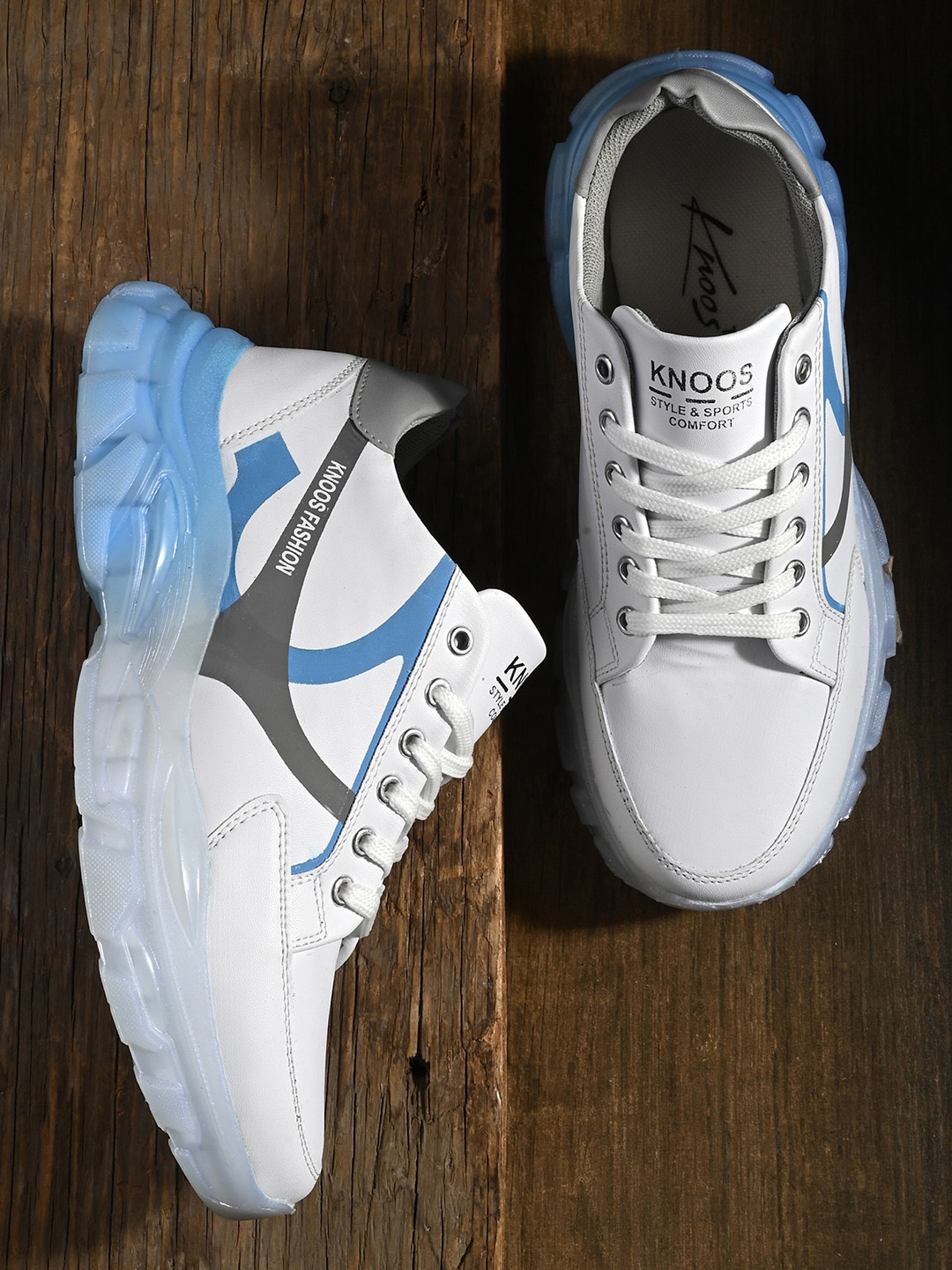 Buy Knoos Men Round Toe Lightweight Mesh Sneakers - Casual Shoes for ...