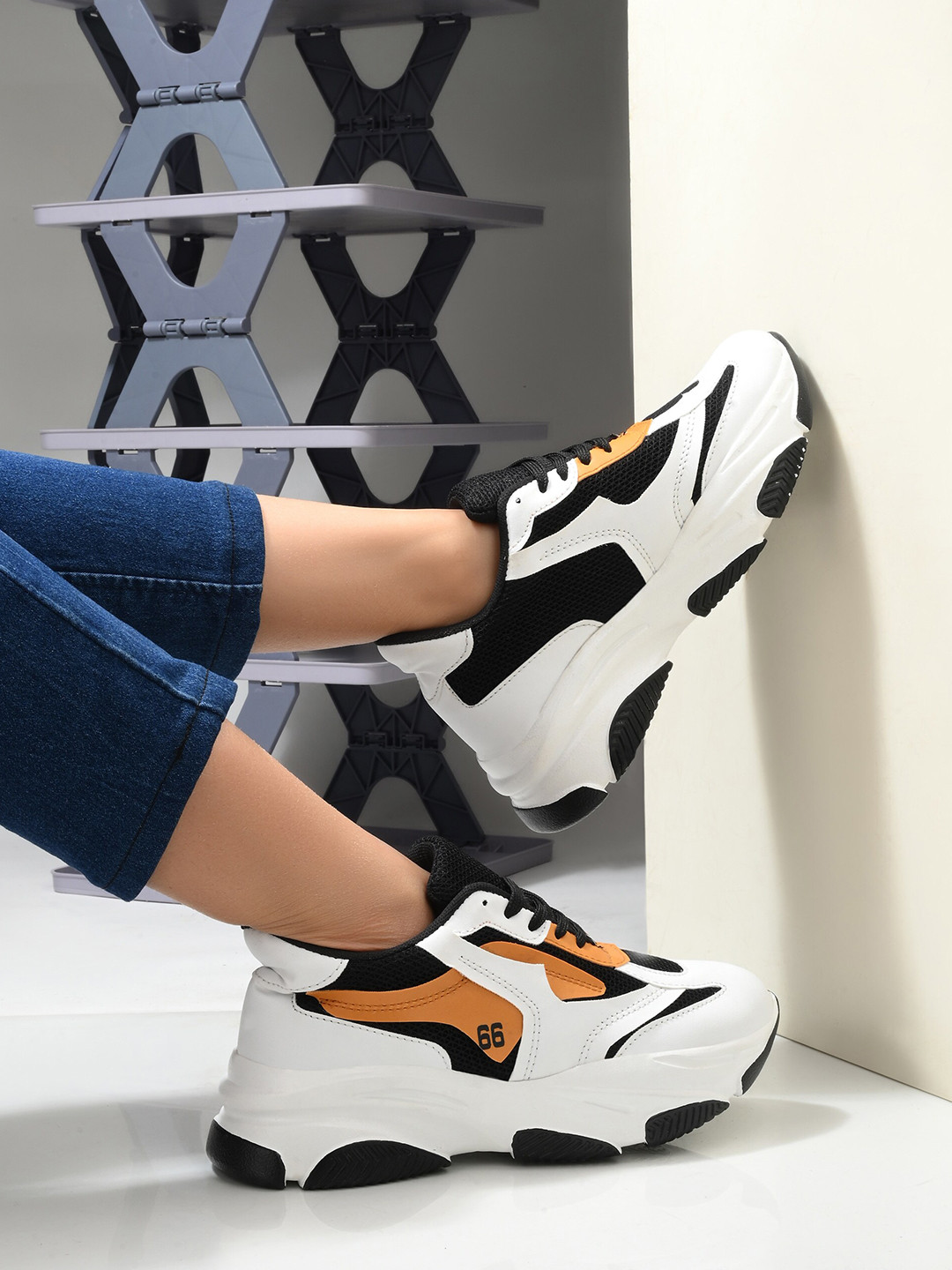 Buy Layasa Women Lace Up Walking Shoes - Sports Shoes for Women ...