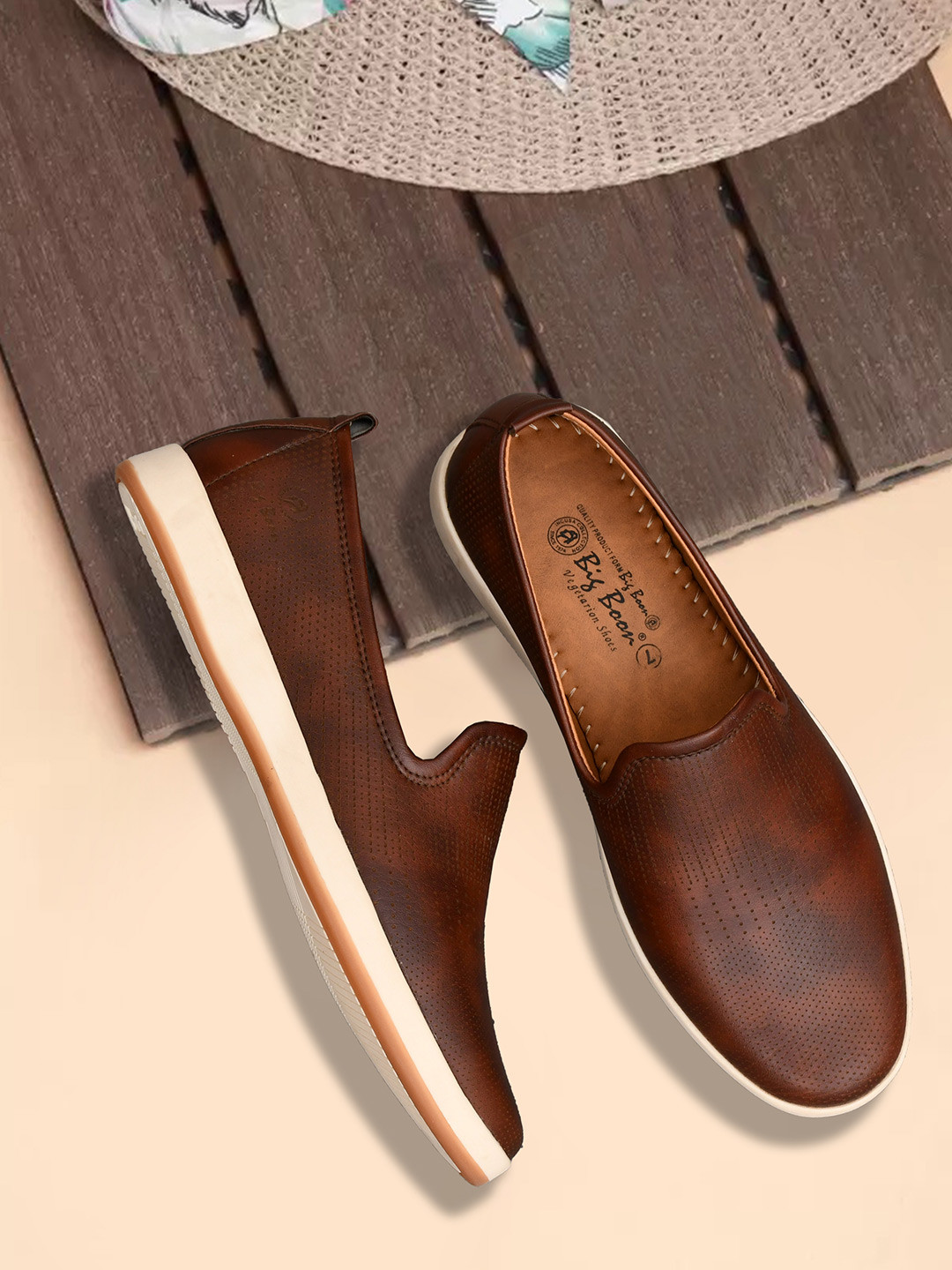 Buy Big Boon Men Round Toe Lightweight Loafers - Casual Shoes for Men ...