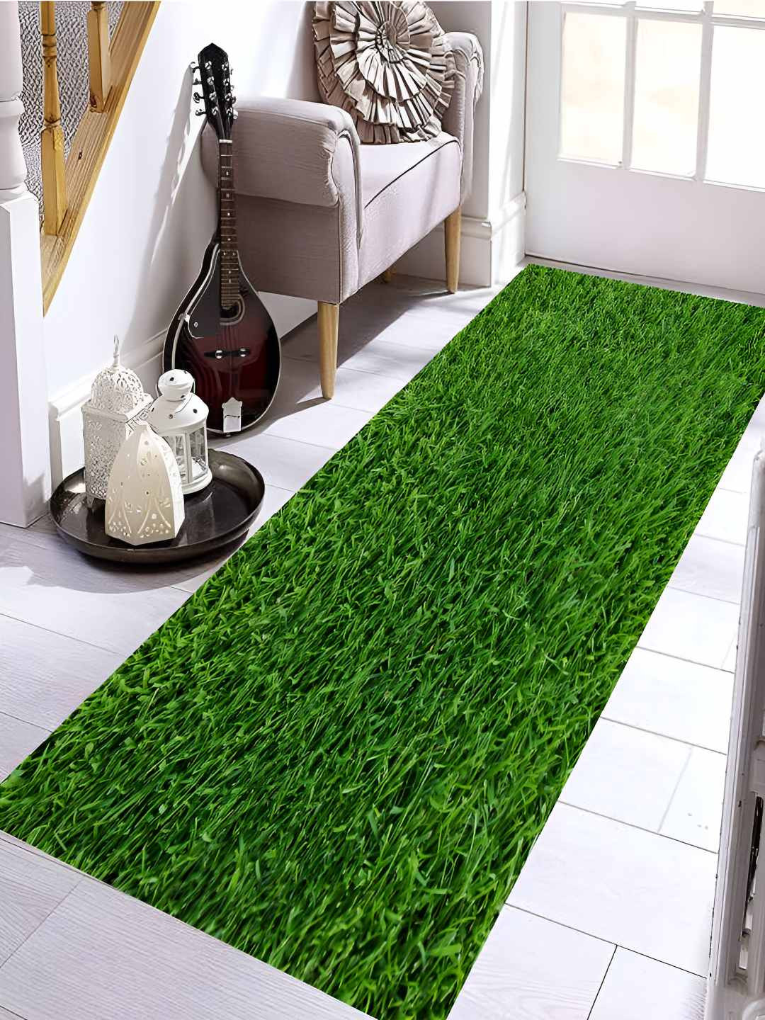 Buy REVEXO Green UV Resistant Artificial Grass Floor Mat - Floor Mats ...