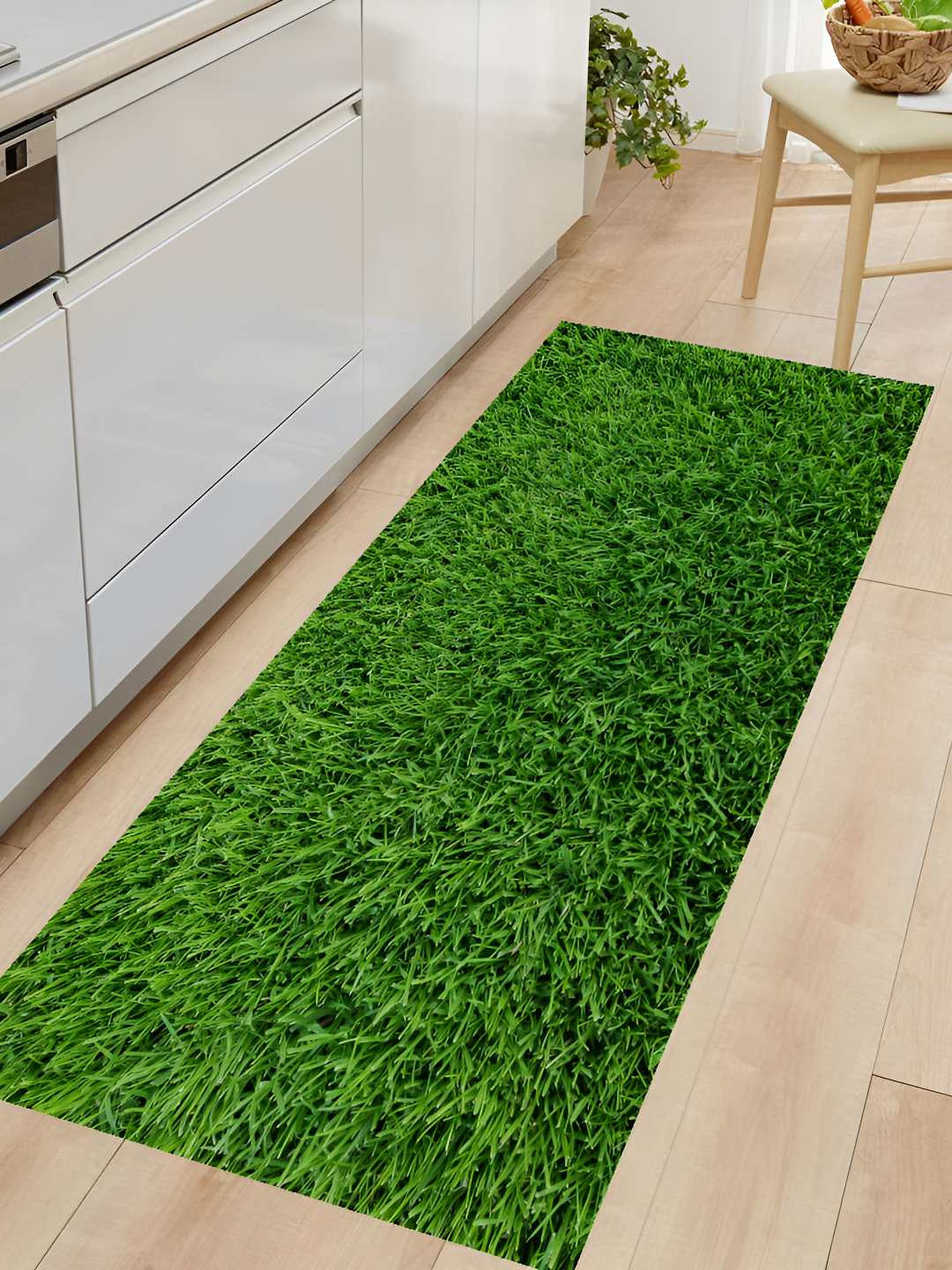 Buy REVEXO Green Artificial Grass Floor Mat - Doormats for Unisex ...
