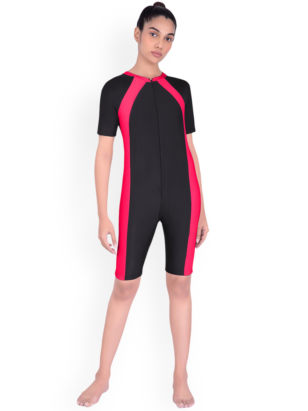 Buy Fiesta Clara Colourblocked One Piece Legsuit - Swimwear for Women ...