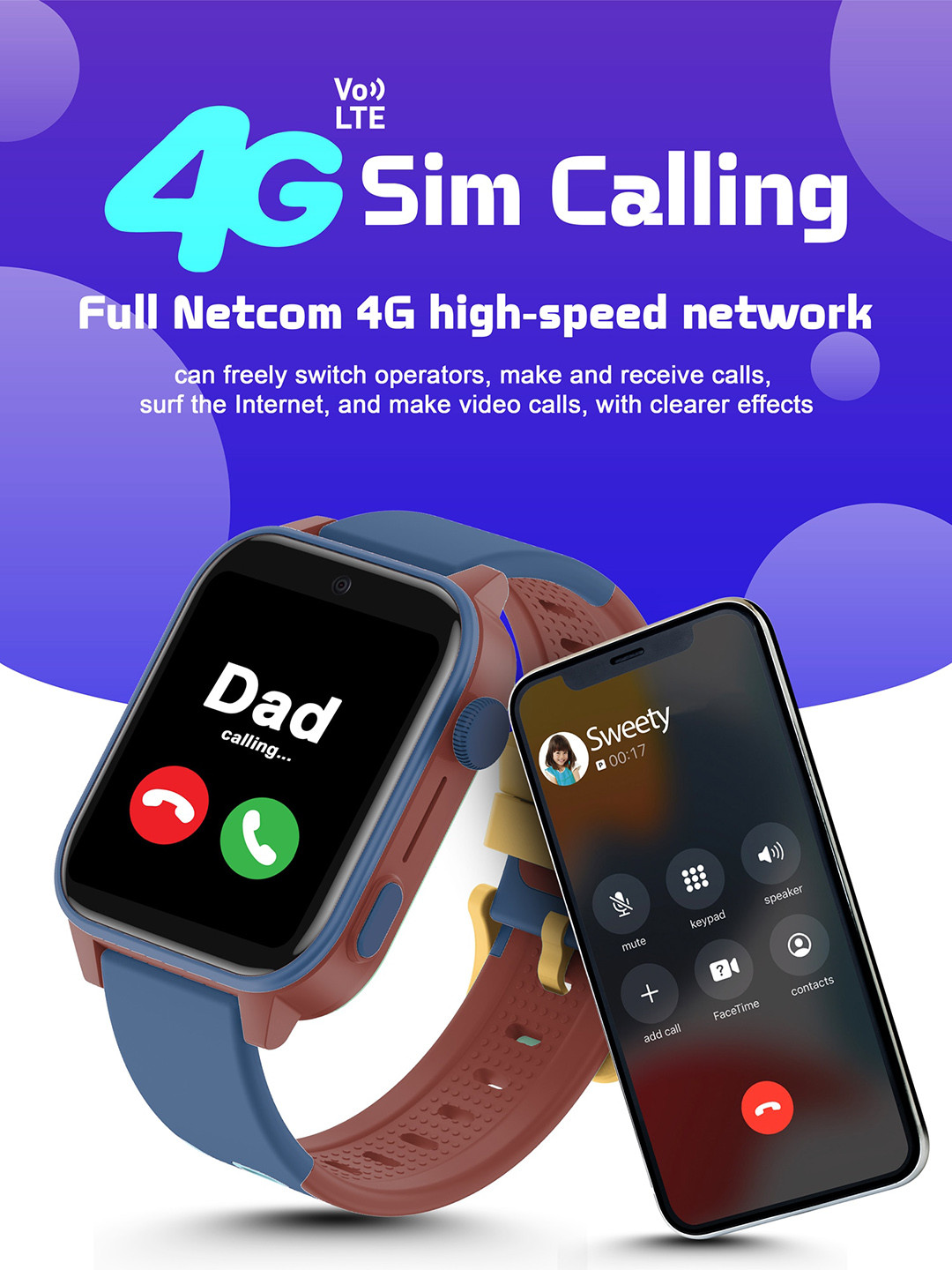 Buy Spiky Kids GNOME 4G Smart Watches - Smart Watches for Unisex Kids ...