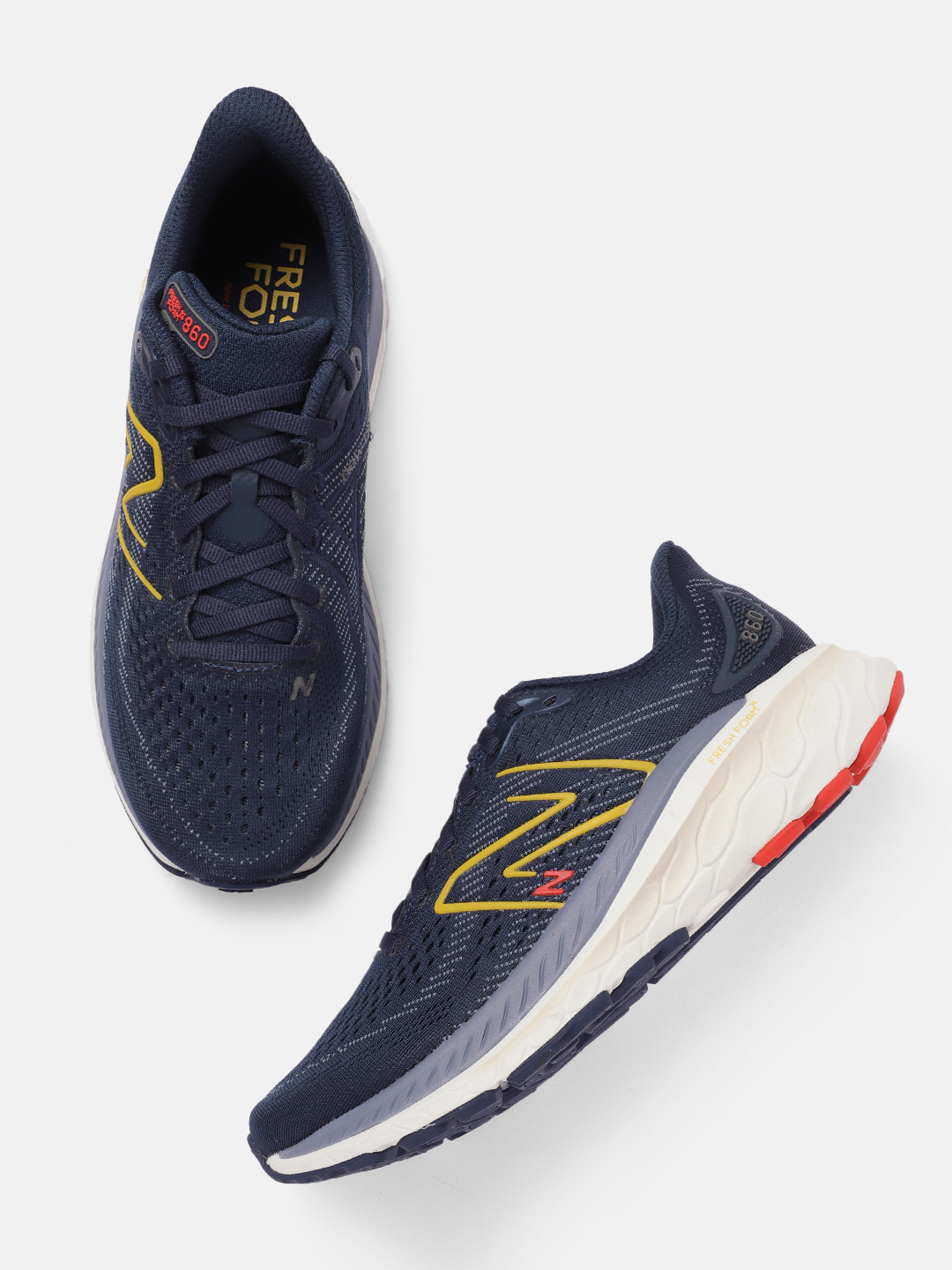 Buy New Balance Men Woven Design 860 Running Shoes - Sports Shoes for ...