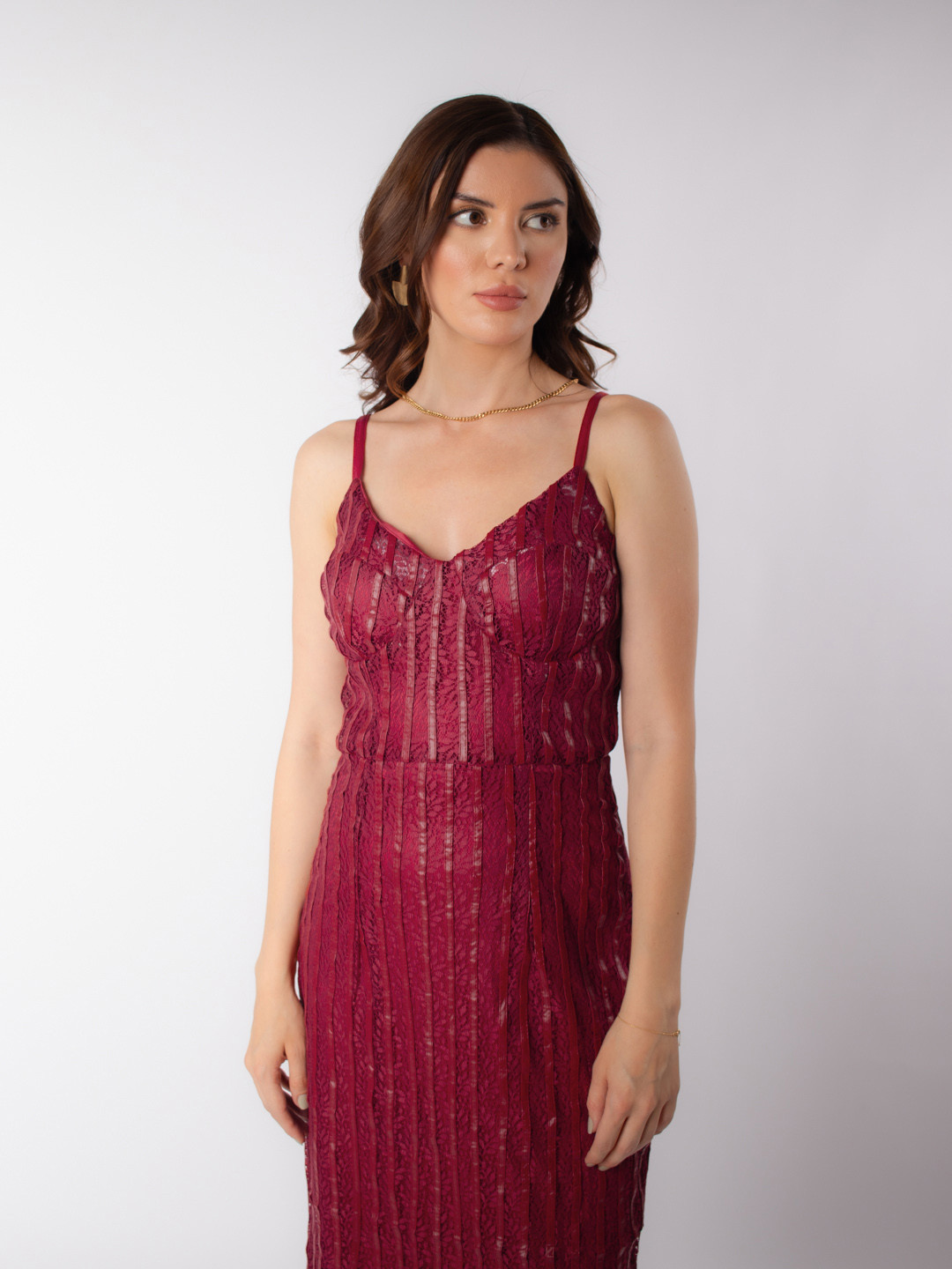 Buy Stylecast X Hersheinbox Net Bodycon Maxi Dress - Dresses for Women ...