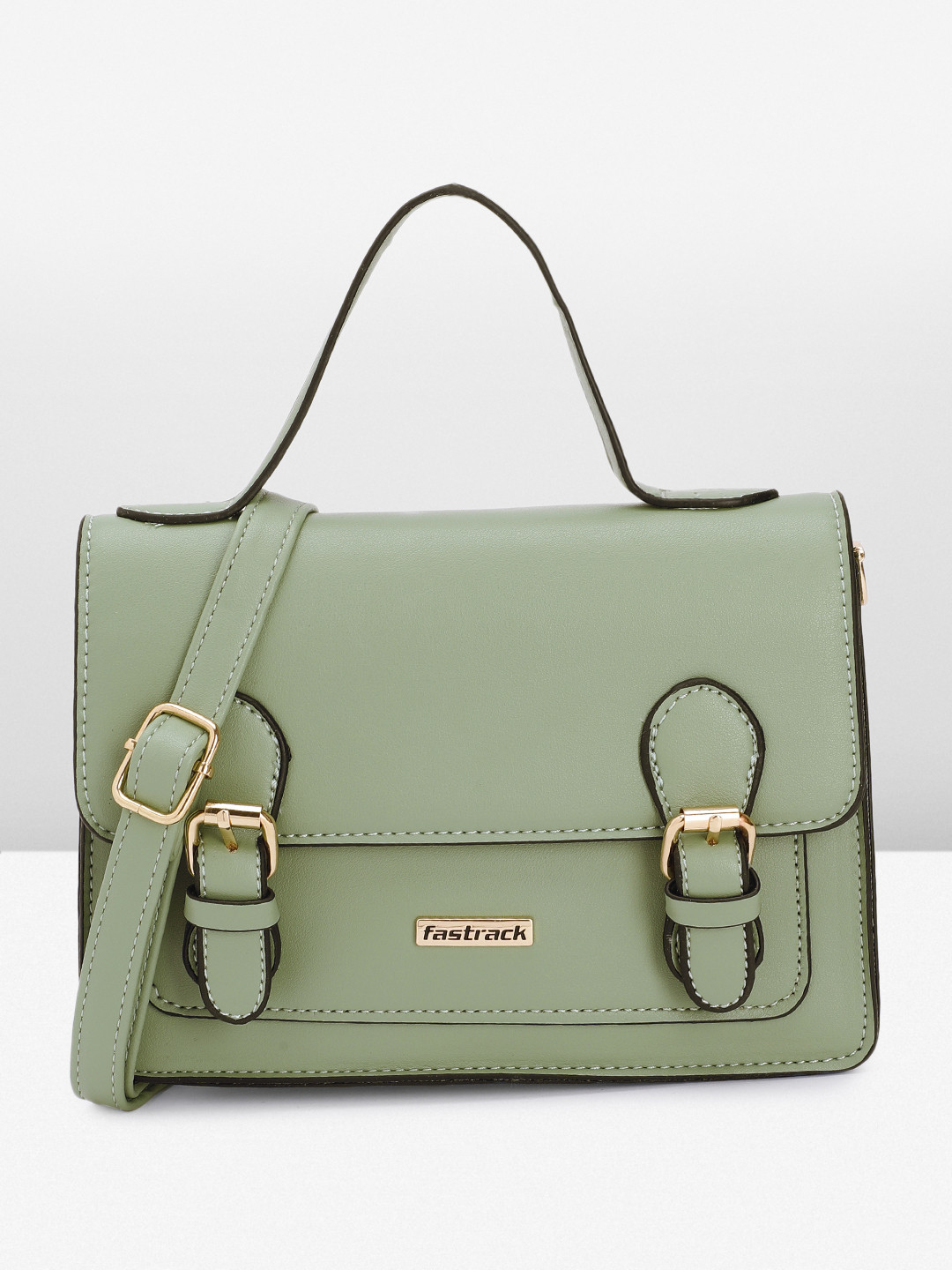 Buy Fastrack Buckle Detail Satchel - Handbags for Women 29121006 | Myntra