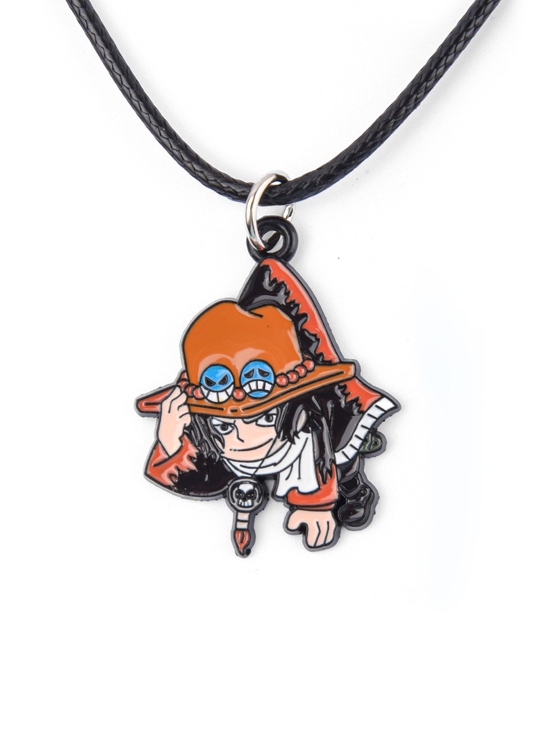 Buy COMICSENSE Unisex One Piece Anime Fire Fist Ace Necklace Pendant ...