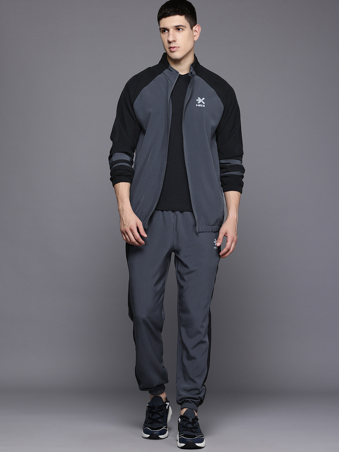 Buy HRX By Hrithik Roshan Men Rapid Dry Lifestyle Track Suit ...