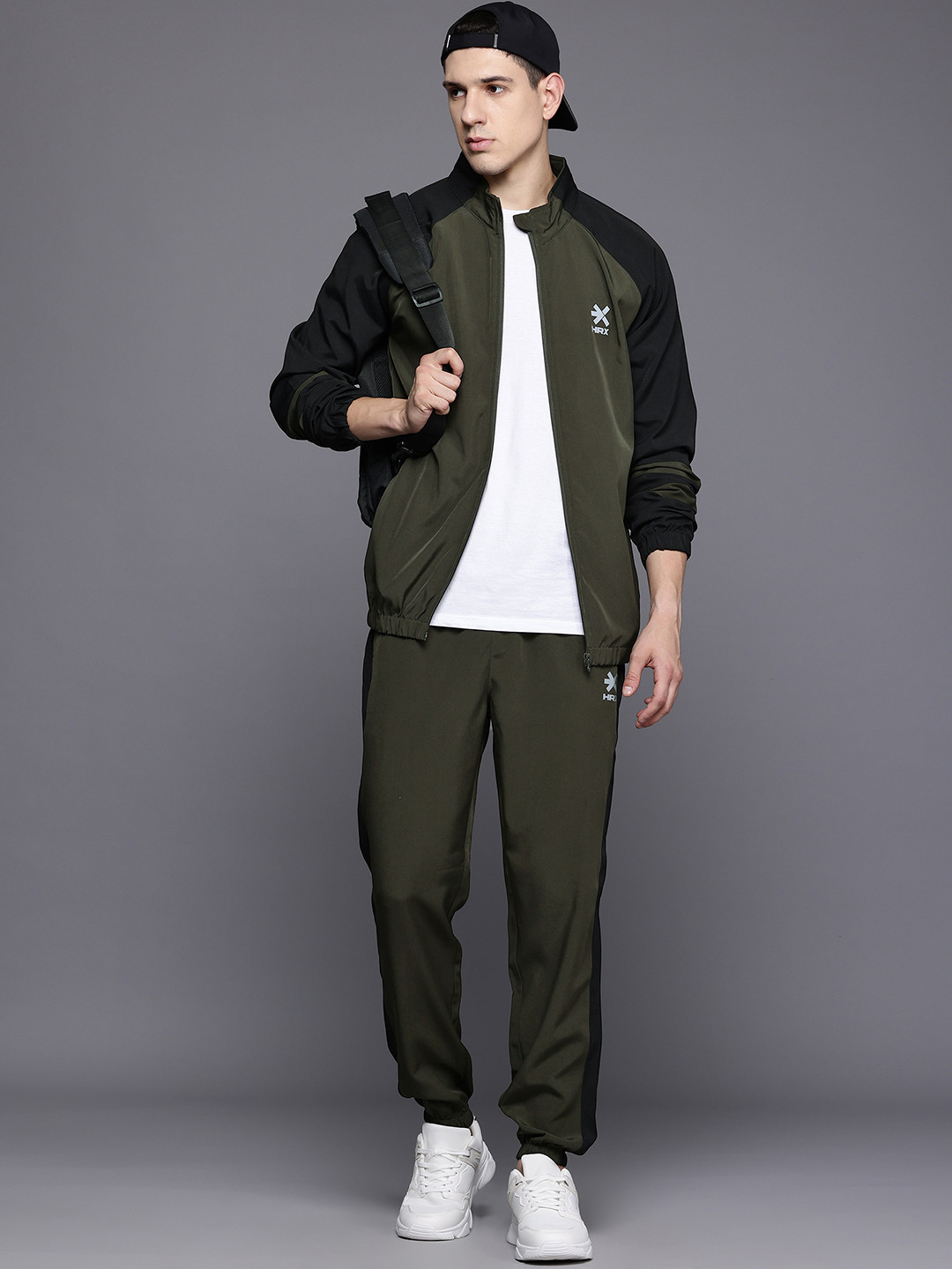 Buy HRX By Hrithik Roshan Men Rapid Dry Lifestyle Track Suit ...