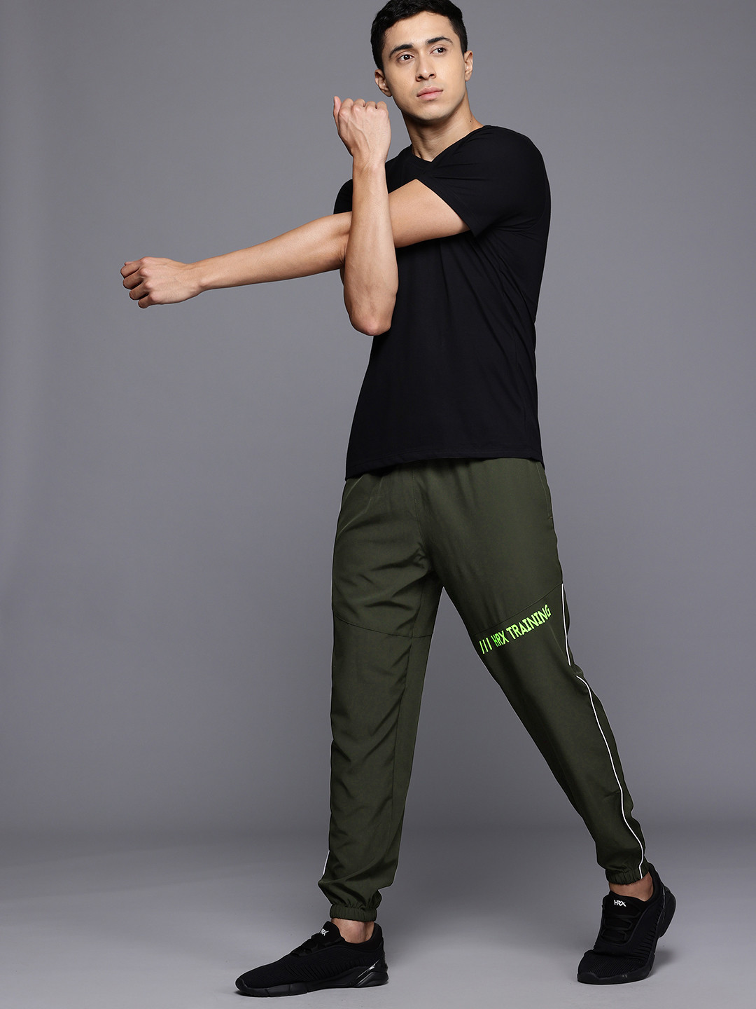 Buy HRX By Hrithik Roshan Men Rapid Dry Training Track Pants - Track ...