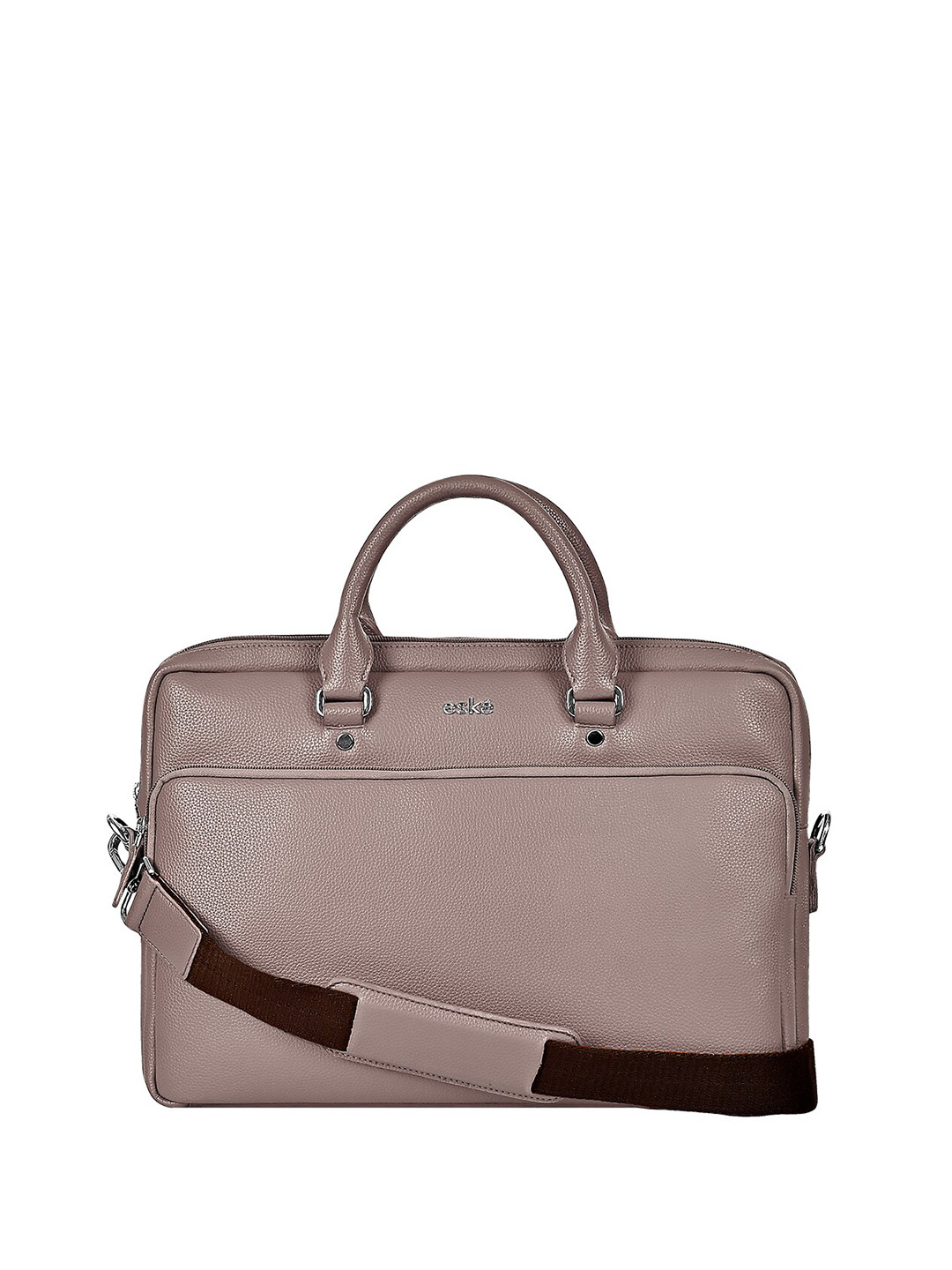 Buy Eske Danielle Vegan Leather Upto 16inch Laptop Messenger Bag ...