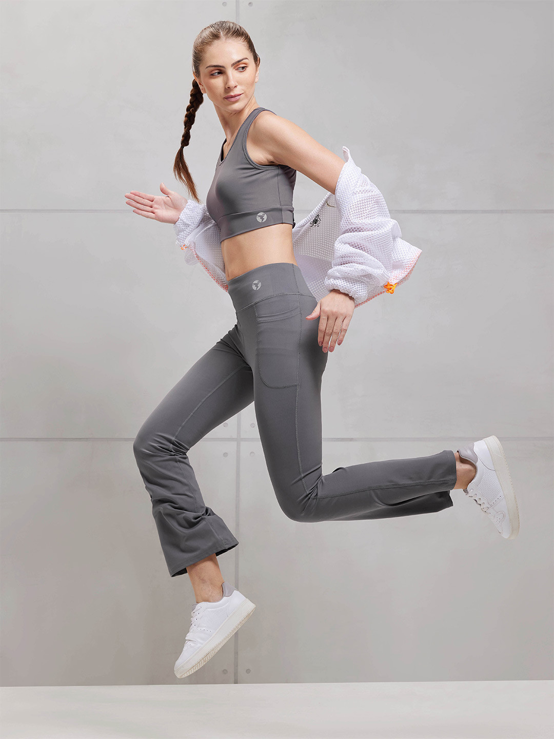 Buy Technosport Full Coverage Lightly Padded ElastoPlus Workout Bra ...