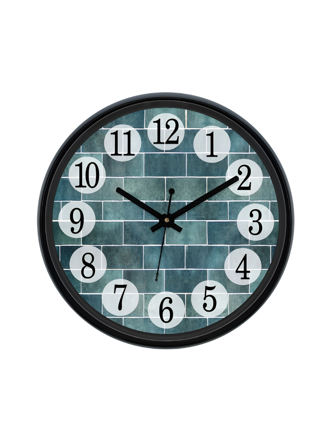 Buy RANDOM Printed Round Shaped Sweep Silent Movement Contemporary Wall ...