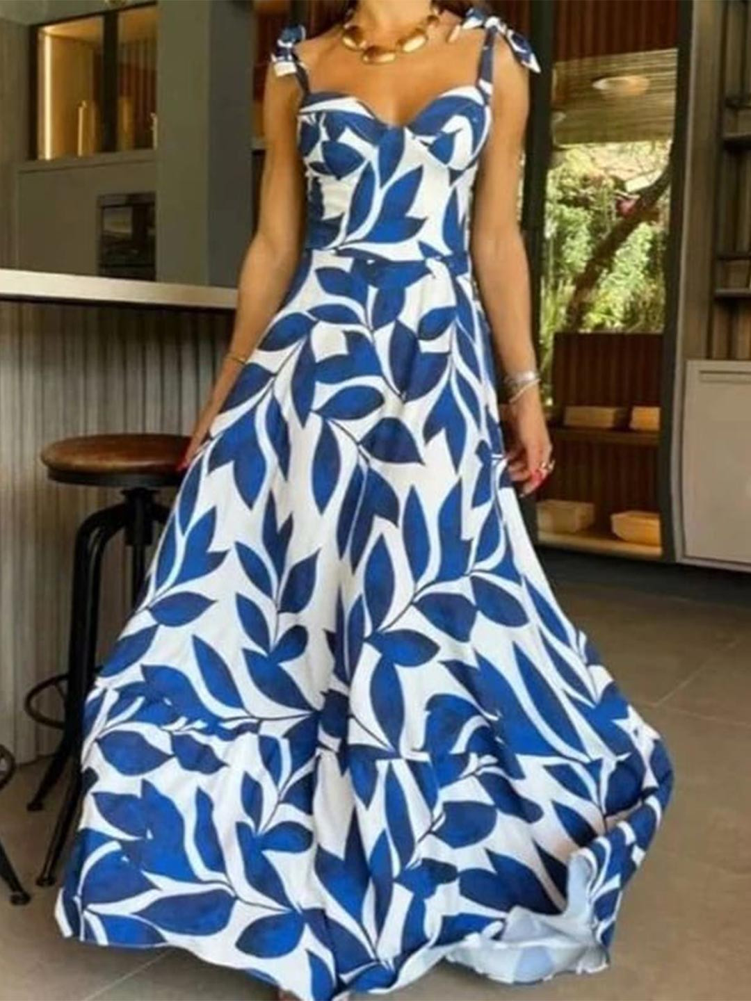 Buy StyleCast White Floral Printed Shoulder Strap Maxi Dress - Dresses ...