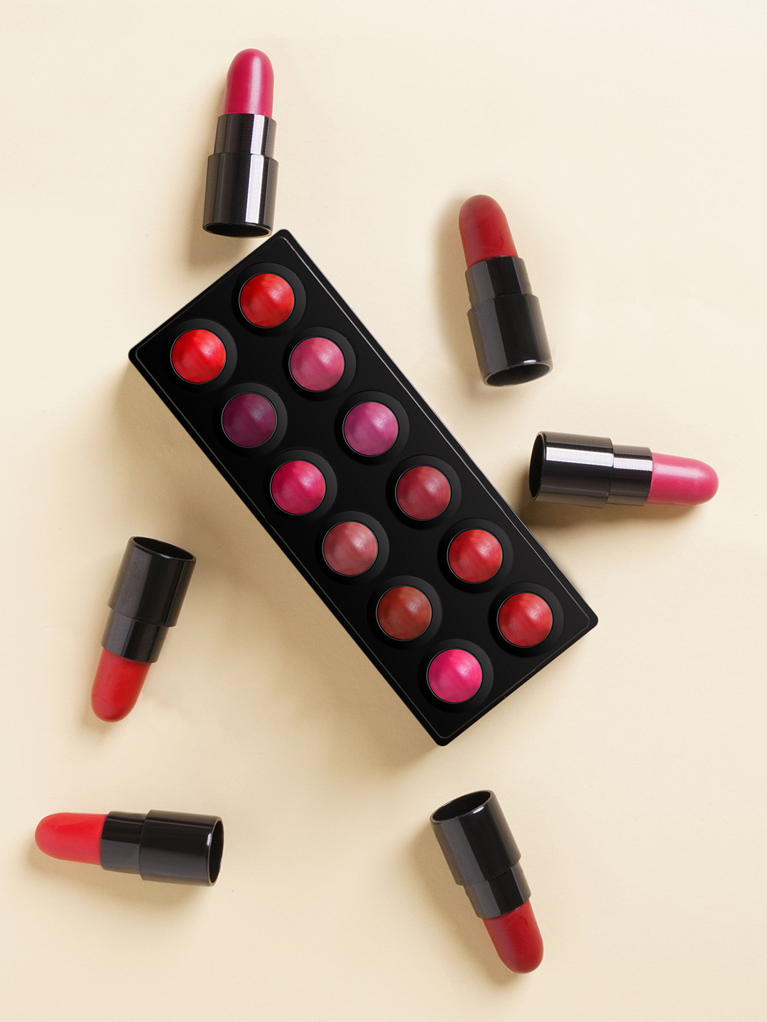 Buy MILAP Set Of 12 Mini Long Lasting Bullet Lipstick 1g Each Shade B ...