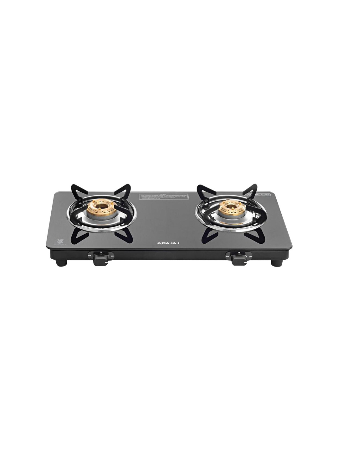 Buy Bajaj Black Glass UCX 2 Burner Slim Gas Stove - Gas Stove for ...