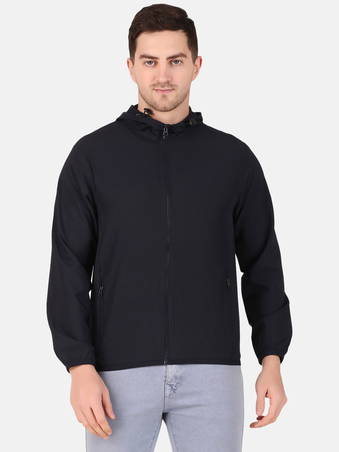Buy WELL QUALITY Hooded Lightweight Windcheater Sporty Jacket - Jackets ...