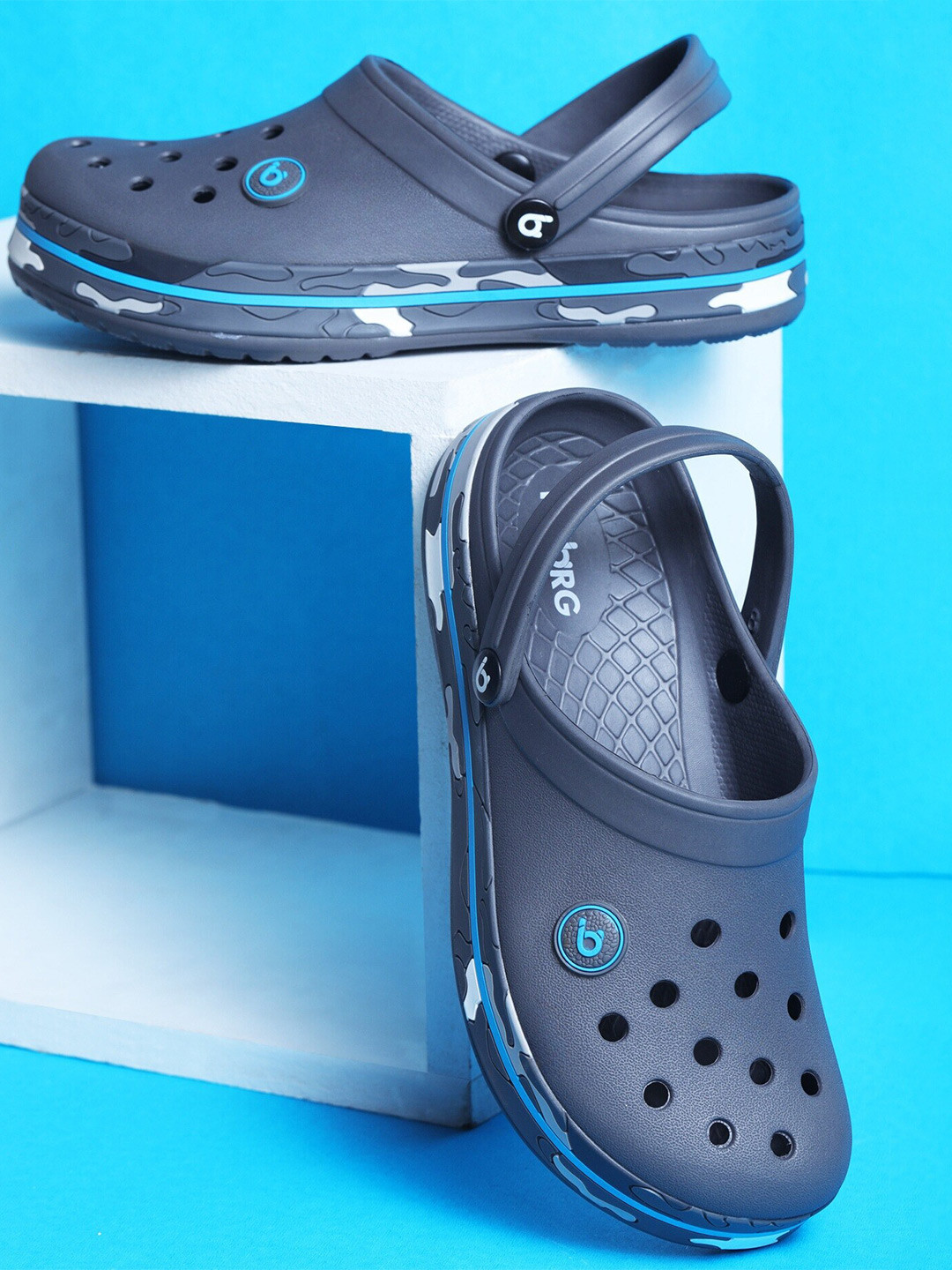 Buy Koburg Men Self Design Rubber Clogs - Flip Flops for Men 29178618 ...