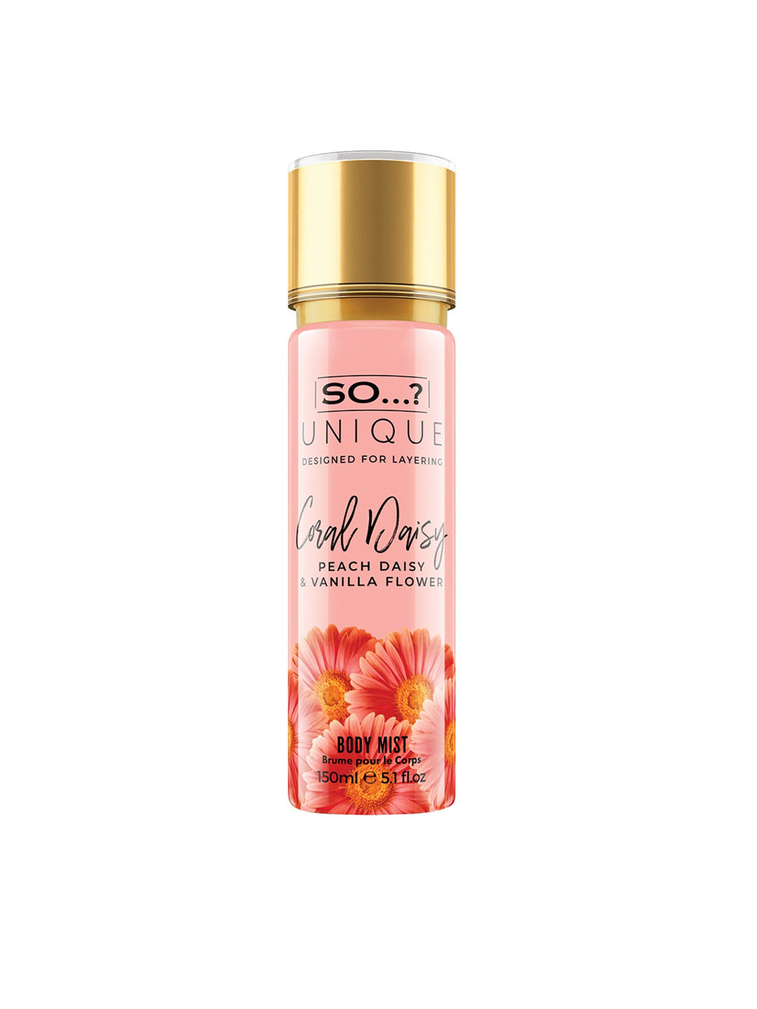 Buy SO Women Unique Coral Daisy Long Lasting Body Mist 150ml - Body ...