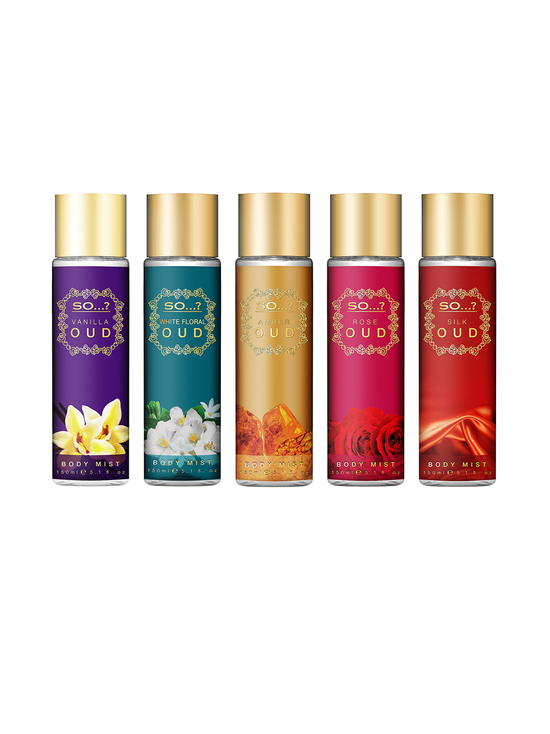 Buy SO White Floral Oud Women Body Mist 150ml - Body Mist And Spray for ...