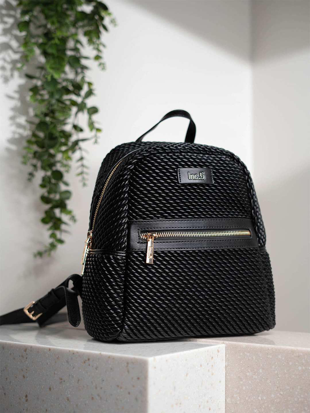 Buy Inc 5 Textured Small Backpack - Backpacks for Women 29189362 | Myntra