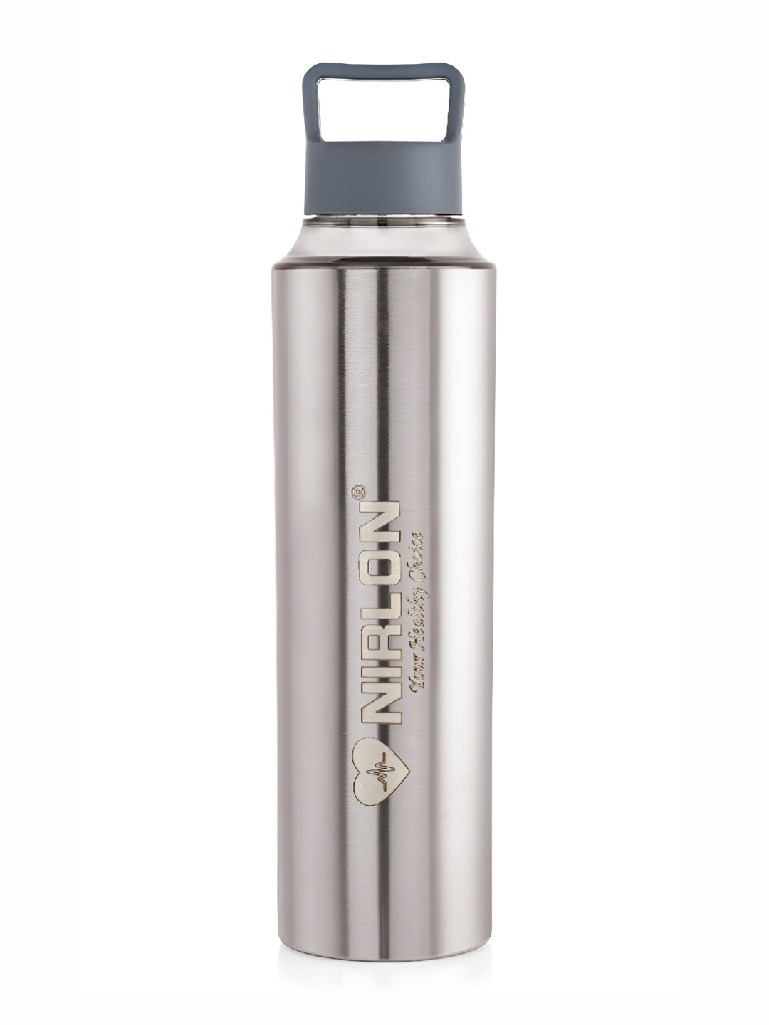 Buy NIRLON Grey Stainless Steel Solid Water Bottle 900 Ml - Water ...