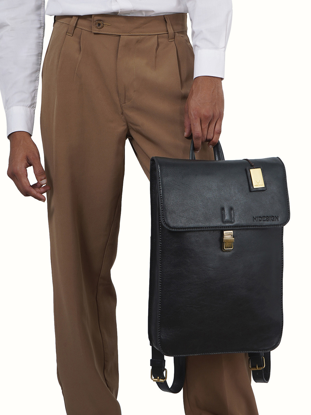 Buy Hidesign Malmo 02 Unisex Leather Backpack M - Backpacks for Men ...