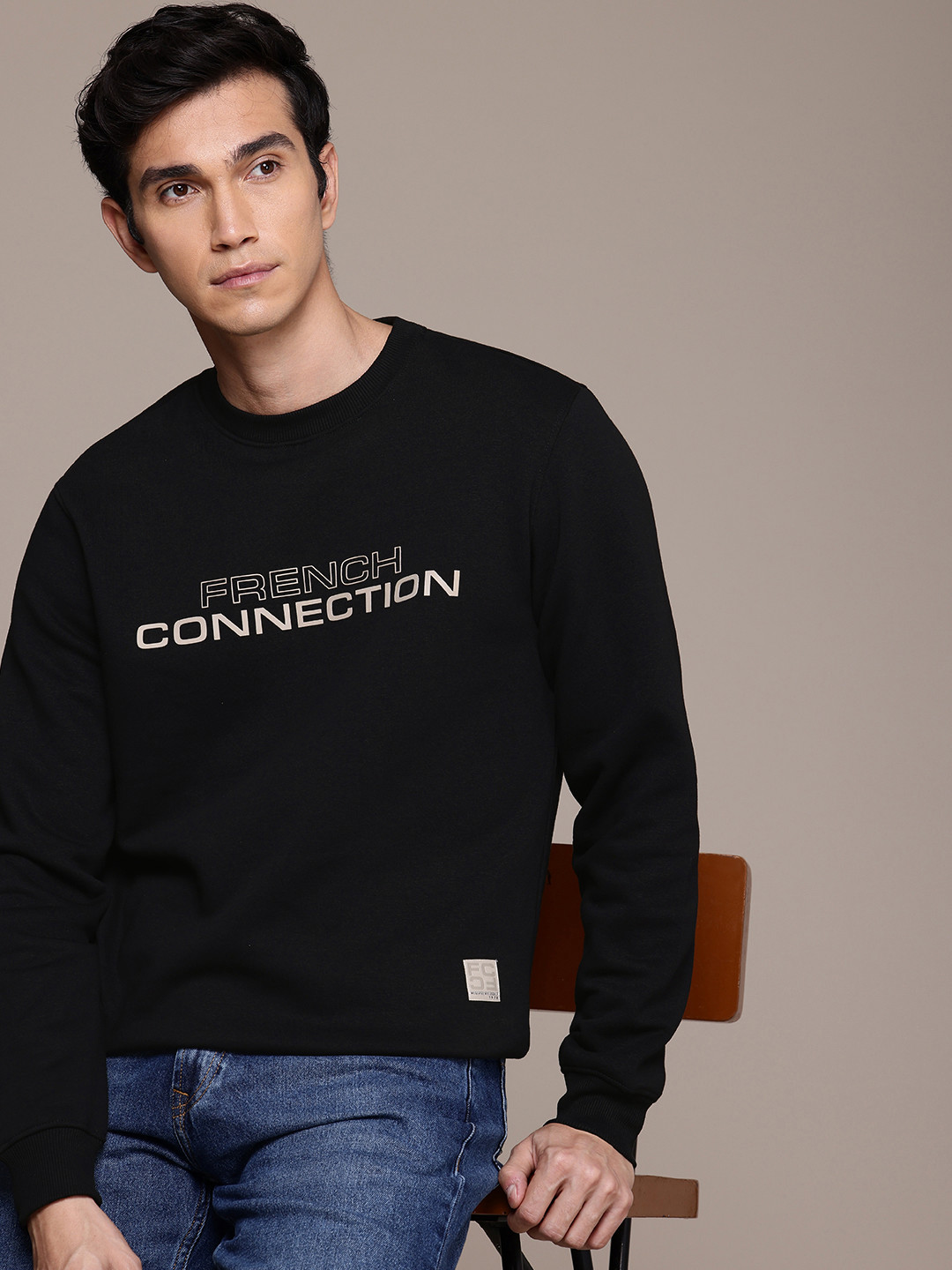 Buy French Connection Brand Logo Printed Sweatshirt - Sweatshirts for ...