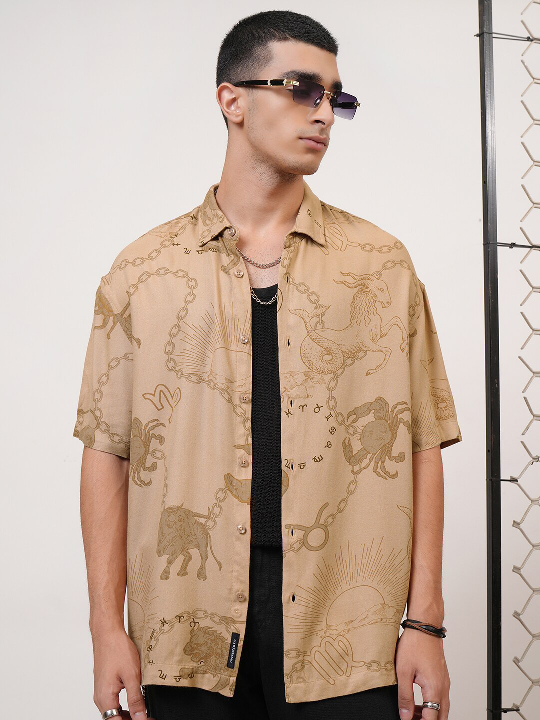 Buy KETCH Printed Oversized Shirt - Shirts for Men 29204376 | Myntra