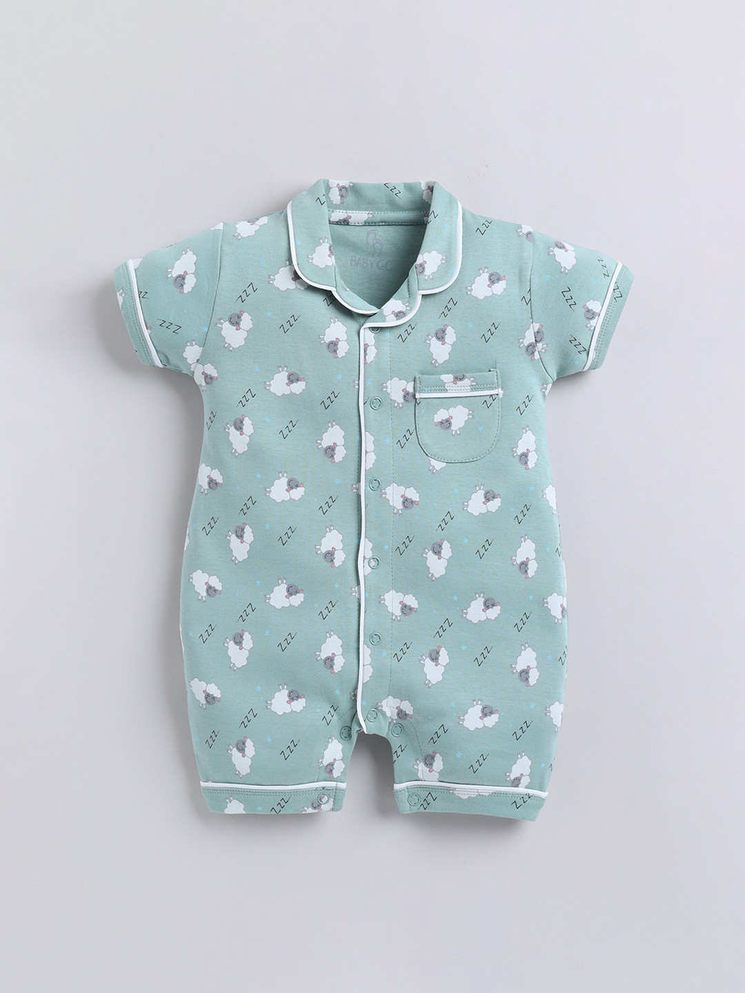 Buy BABY GO Infants Printed Cotton Rompers - Rompers for Unisex Kids ...