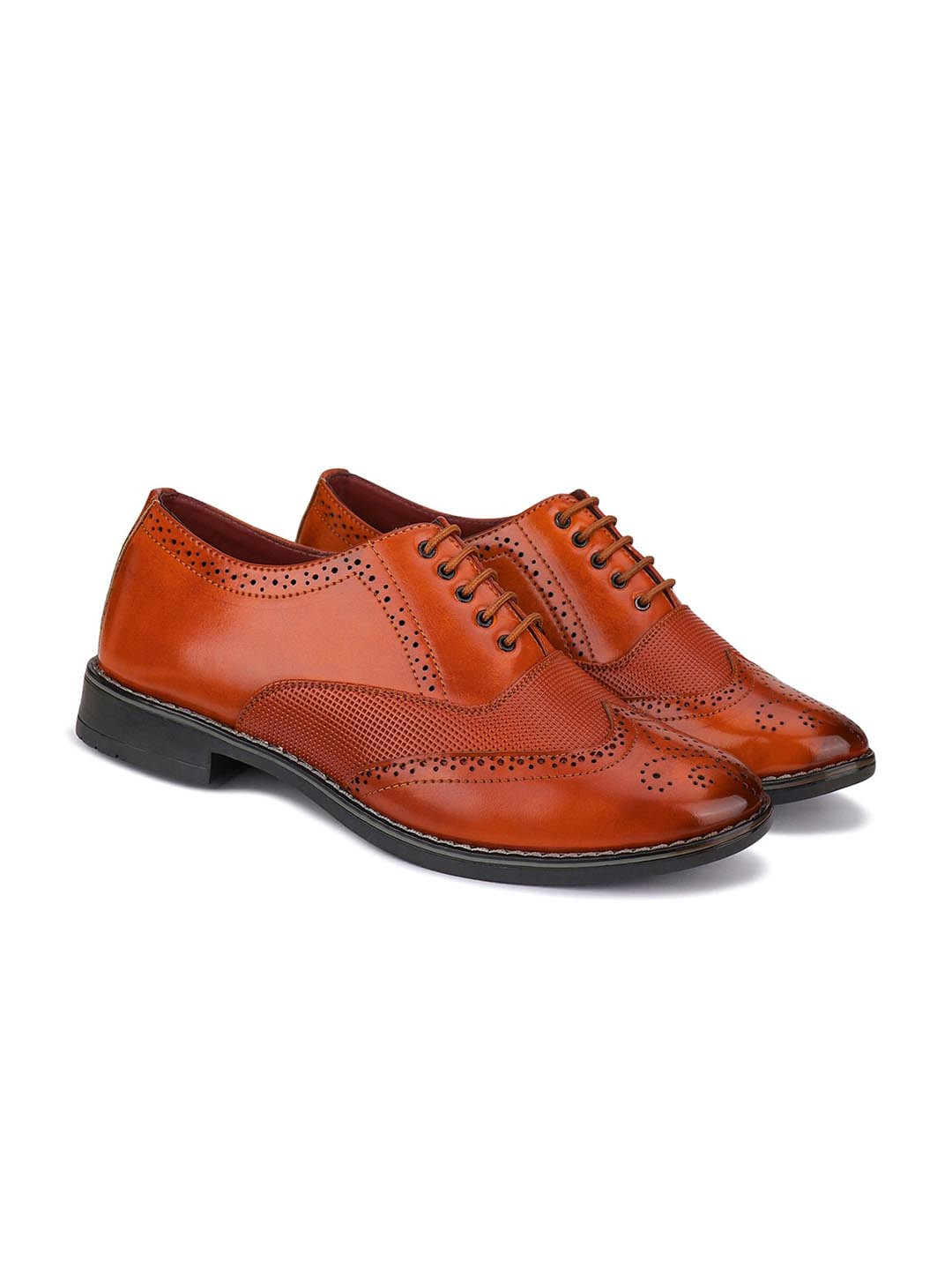 Buy BERSACHE Men Round Toe Leather Brogues - Casual Shoes for Men ...