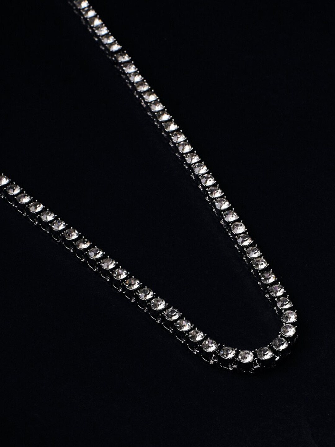 Buy SALTY Men Silver Plated Necklace - Necklace And Chains for Men ...