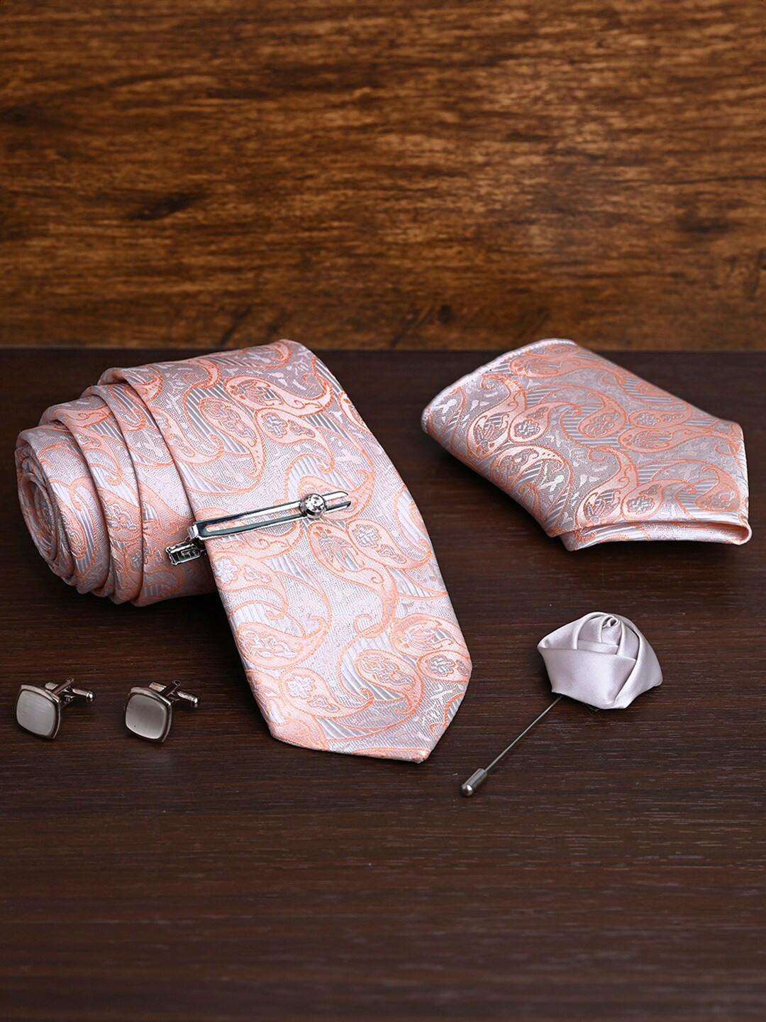 Buy LOUIS STITCH Men Italian Silk Necktie Accessory Gift Set ...