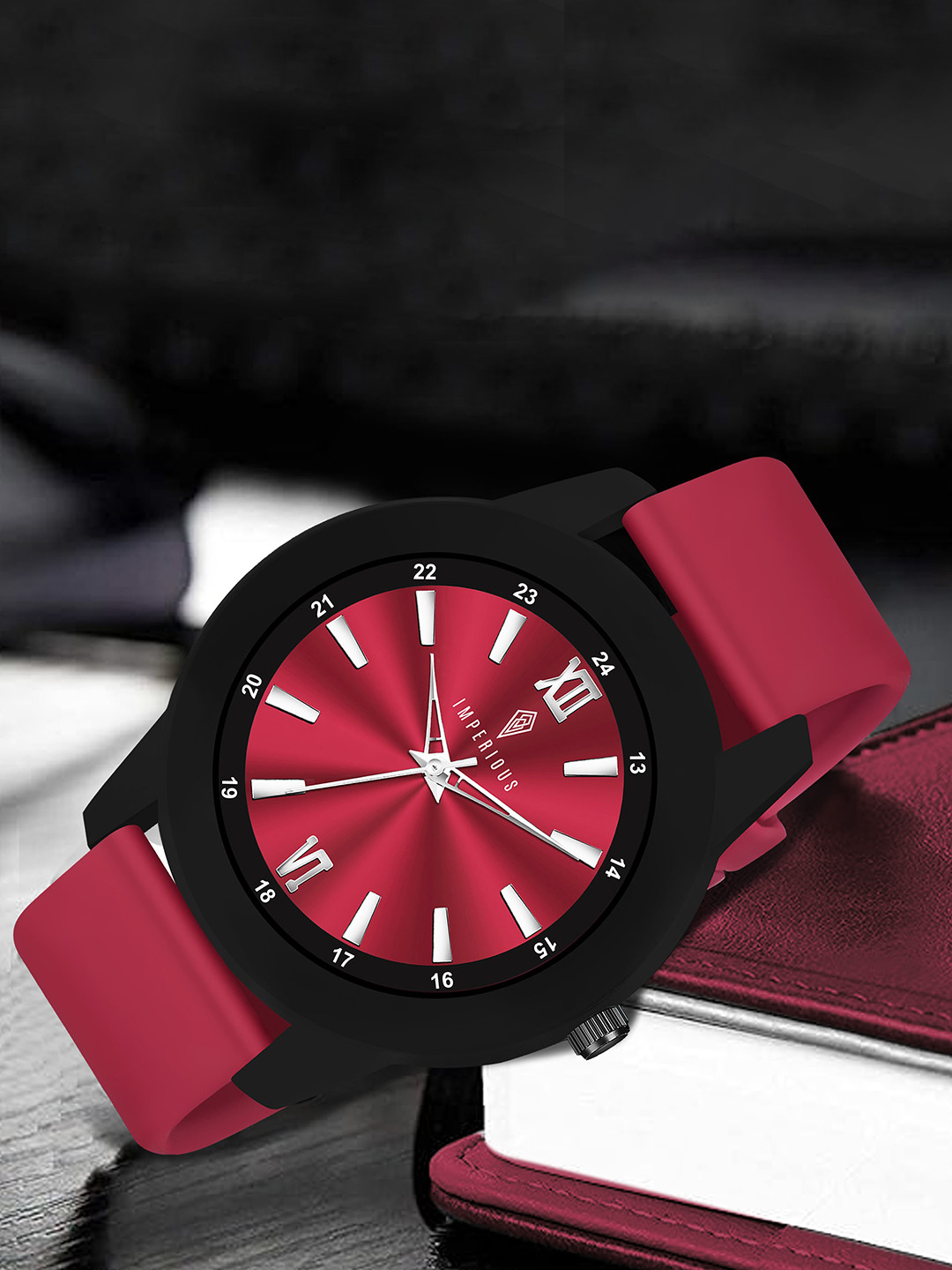 Buy Imperious The Royal Way Men Printed Round Shaped Analogue Watch IMP ...