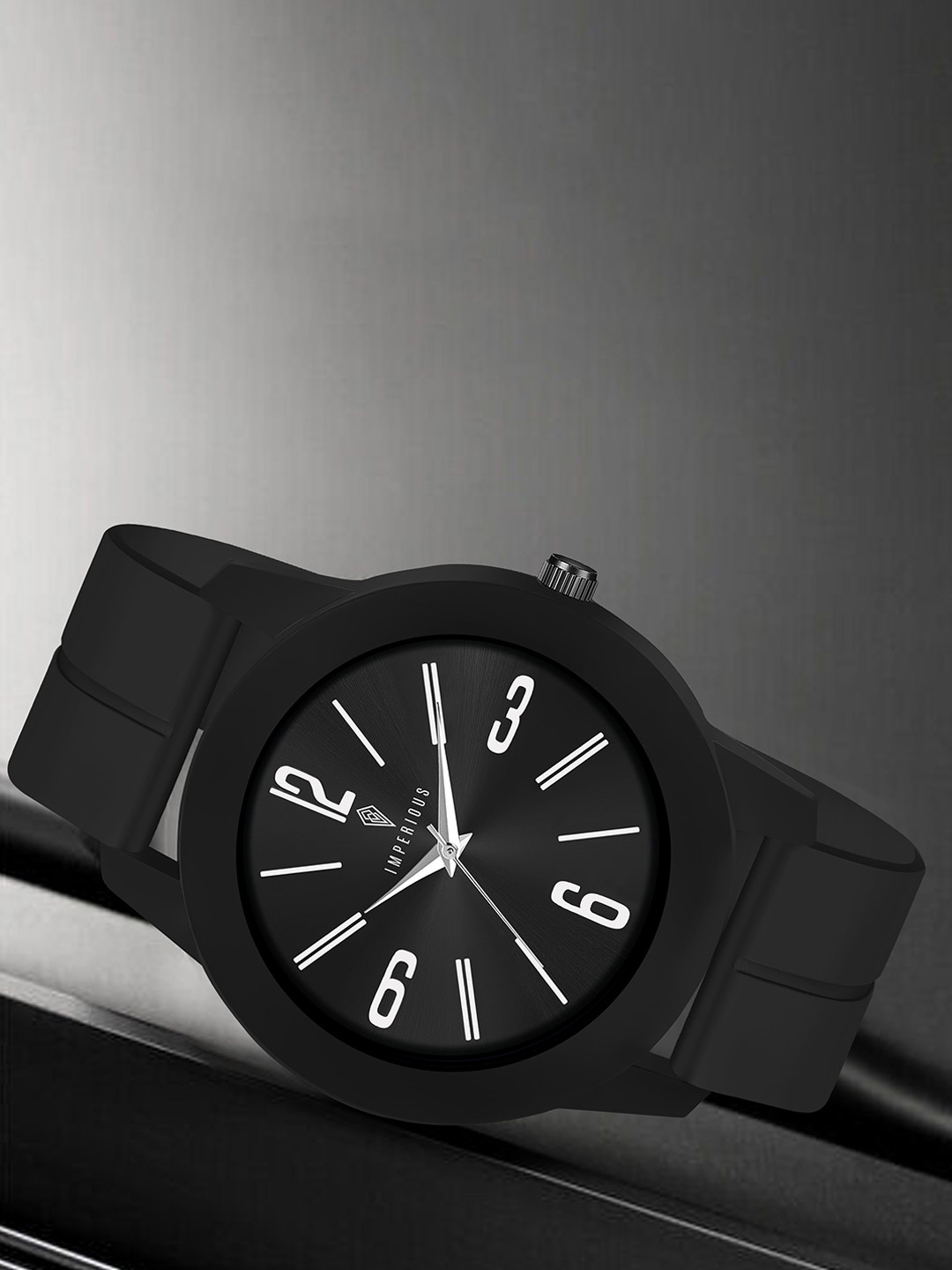 Buy Imperious The Royal Way Men Brass Dial & Straps Analogue Watch IMP Black 700 - Watches for ...