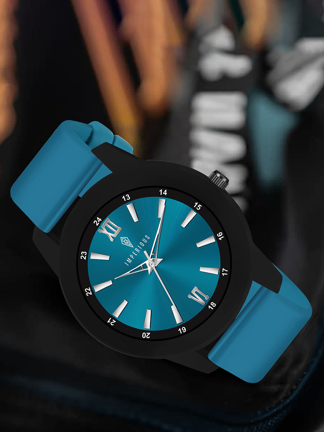 Buy Imperious The Royal Way Men Round Shaped Analogue Watch IMP S Green ...