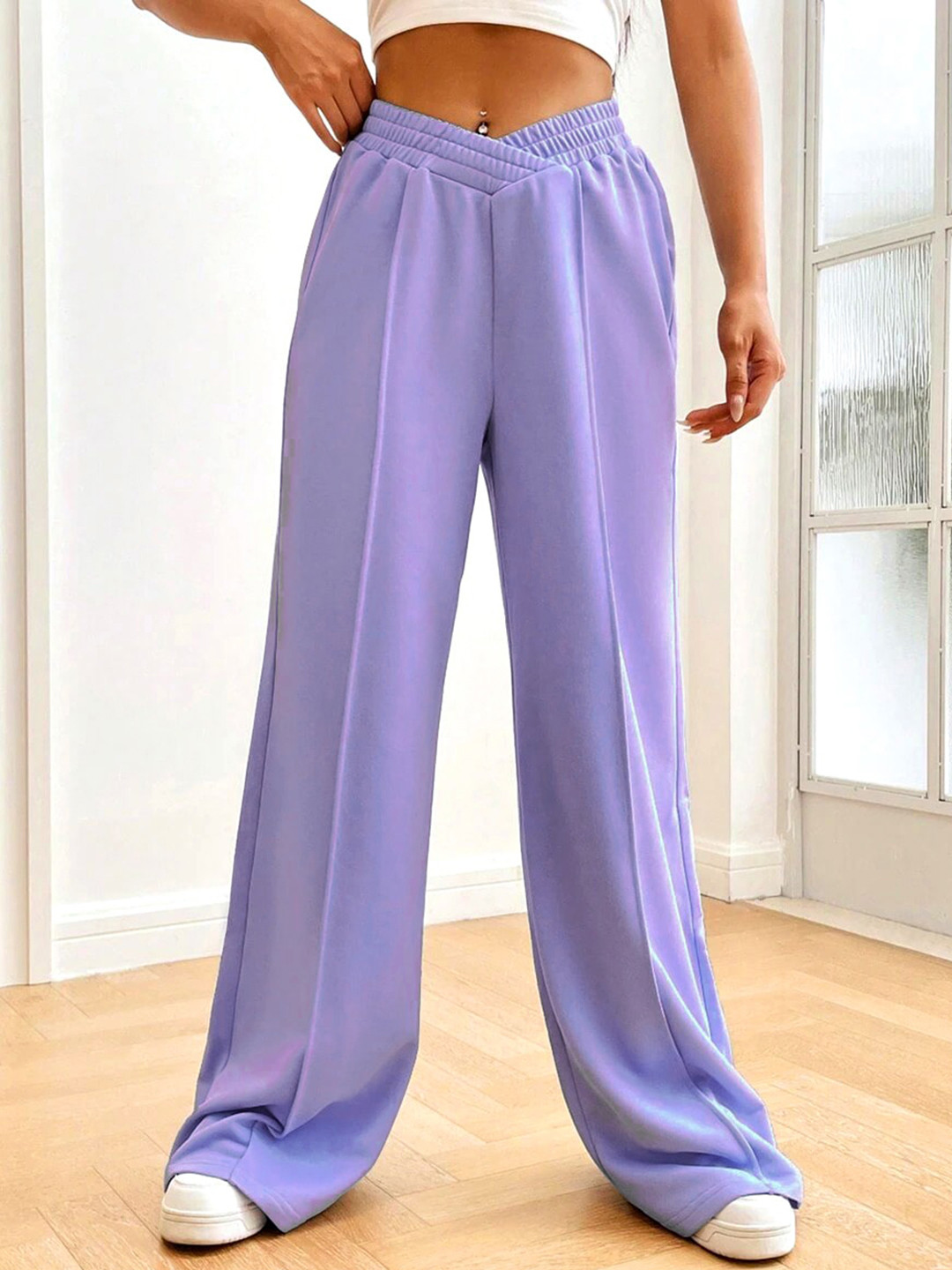 Buy Stylecast X Slyck Women Comfort Wrinkle Free Cotton Parallel Track ...