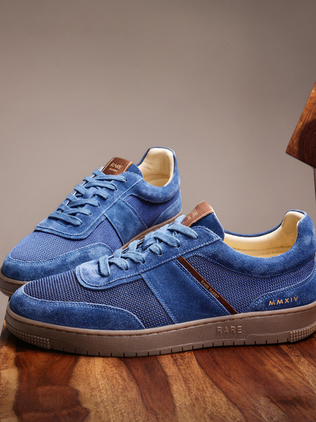 Buy RARE RABBIT Men Rubio Textured Leather Sneakers - Casual Shoes for ...