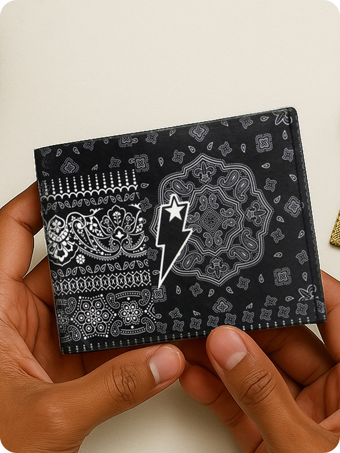 Buy SUPERVEK Unisex Abstract Printed Two Fold Wallet - Wallets for ...