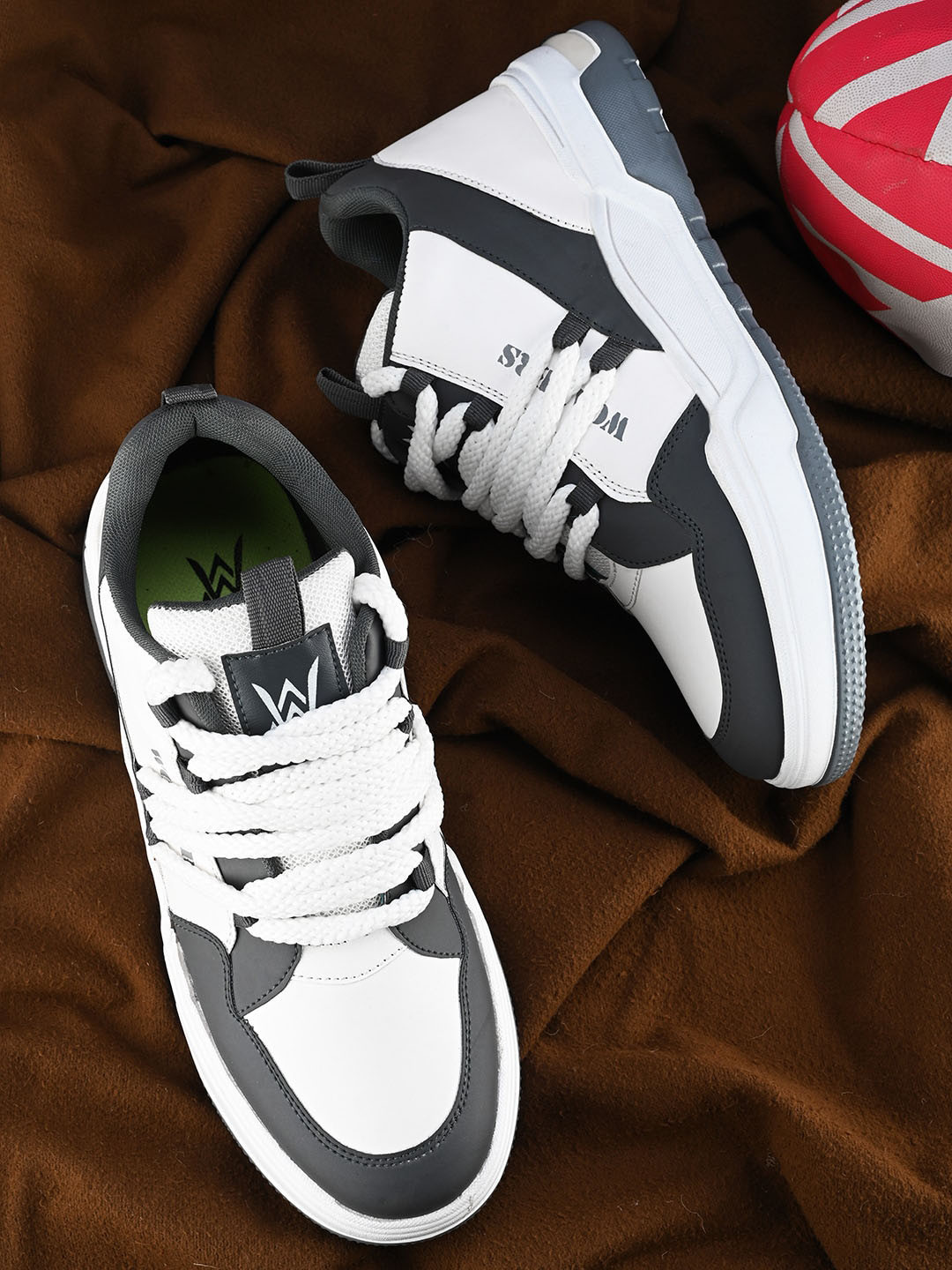 Buy Woakers Men Colourblocked Lightweight Sneakers - Casual Shoes for ...