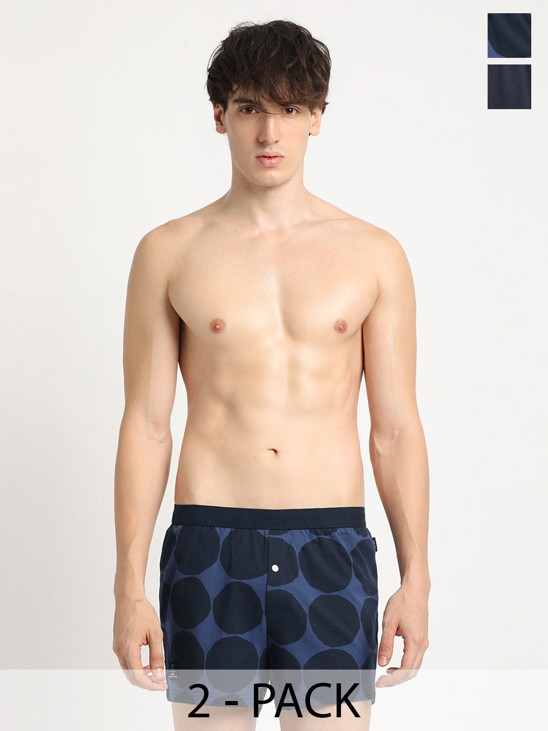 Buy THE BEAR HOUSE Pack Of 2 Printed Pure Cotton Boxers BOX POLIKO MC ...