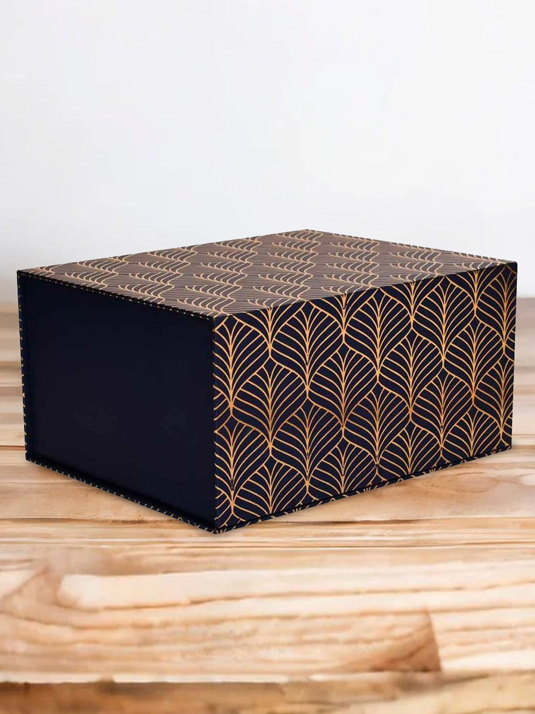 Buy Athome By Nilkamal Navy Blue Printed Gift & Packing Box ...